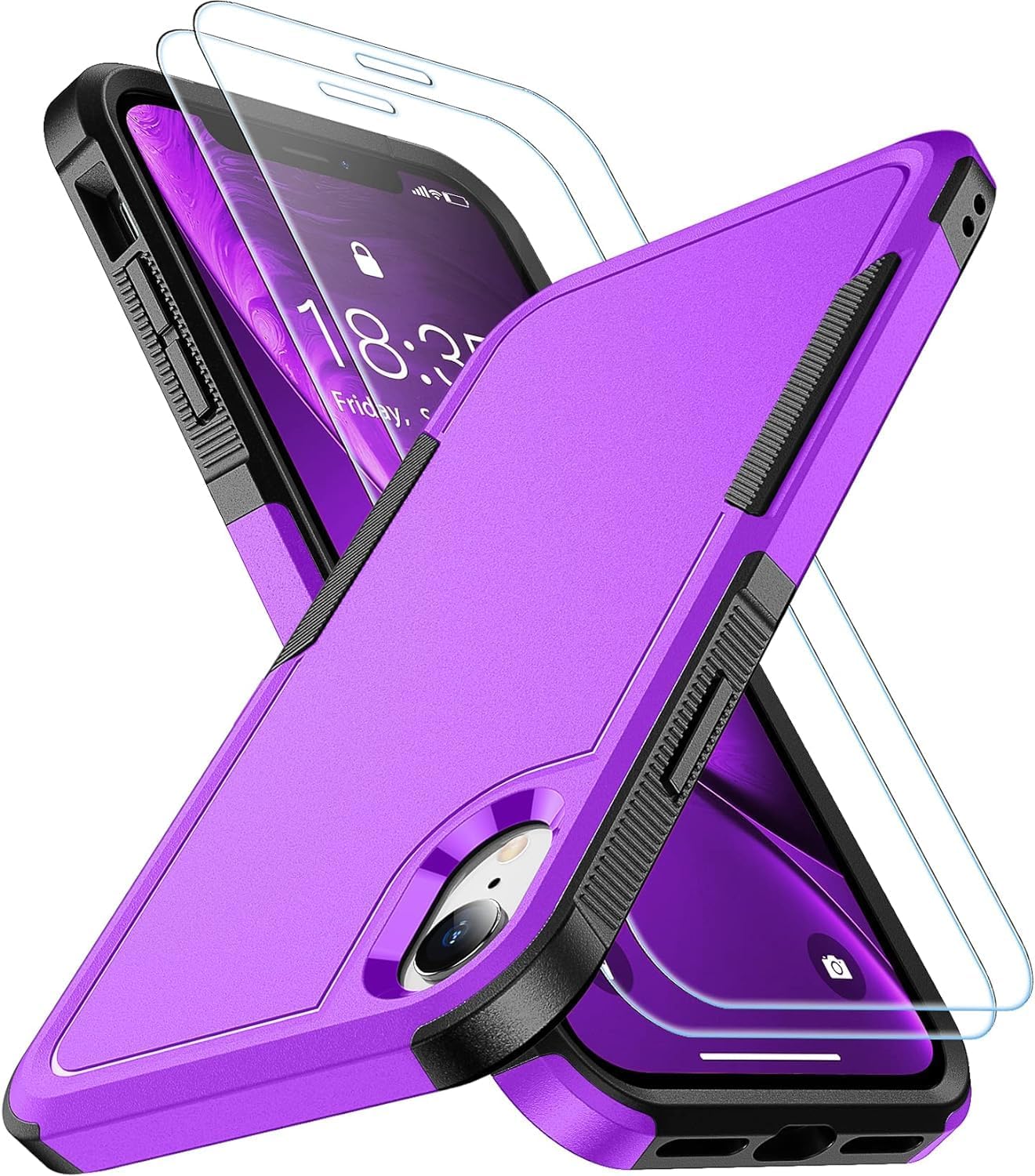 Amazon.com: SPIDERCASE for iPhone XR Case, [10 FT Military Grade Drop ...