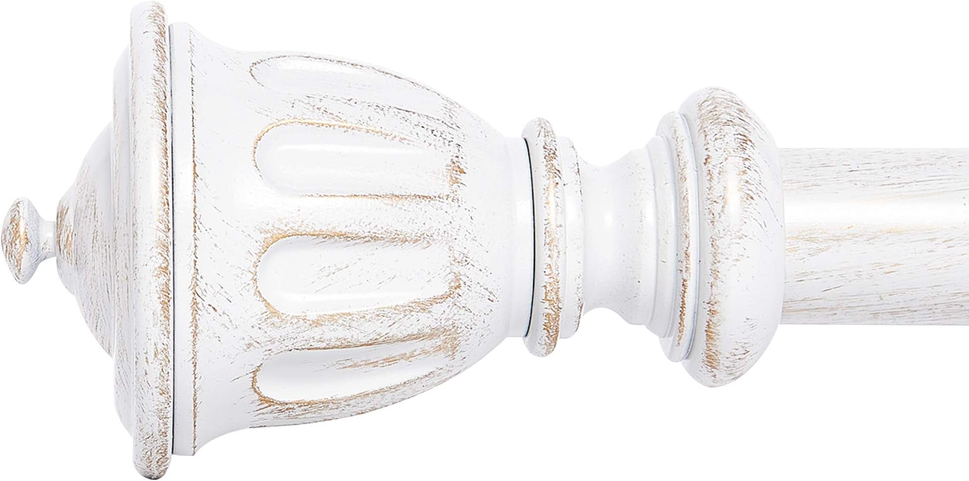 Amazon.com: Ivilon Decorative Window Curtain Rod - Carved Square ...