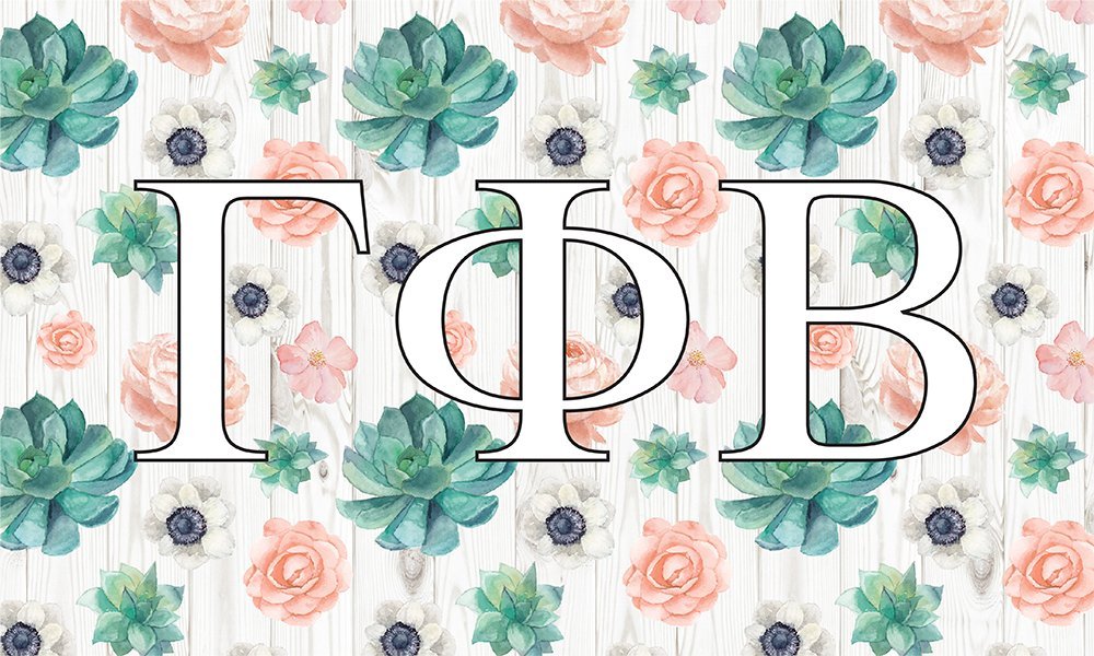 Gamma Phi Beta Letters Background