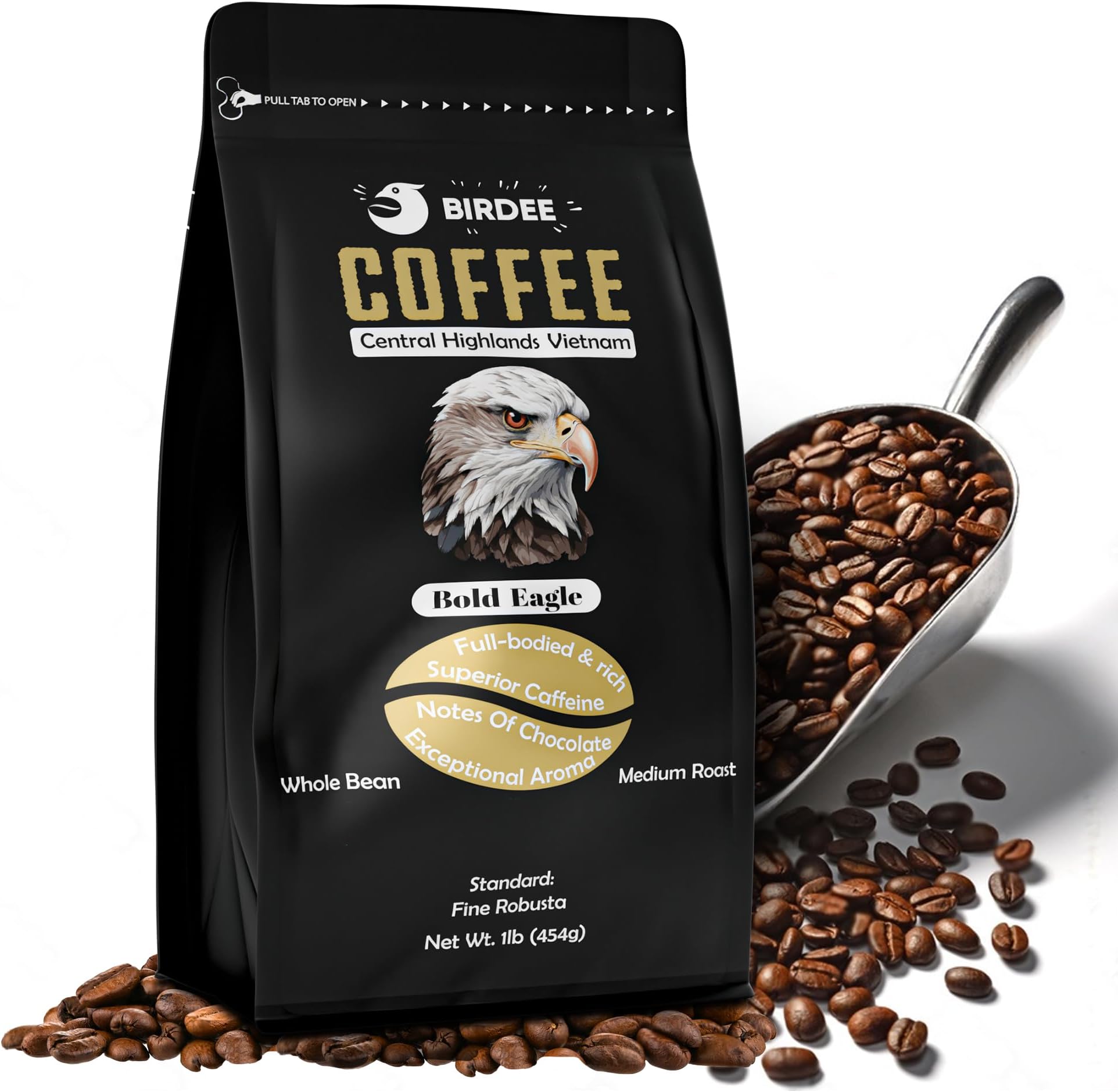 Amazon.com : Very Strong Coffee 500g - Ground Beans - 100% ROBUSTA ...