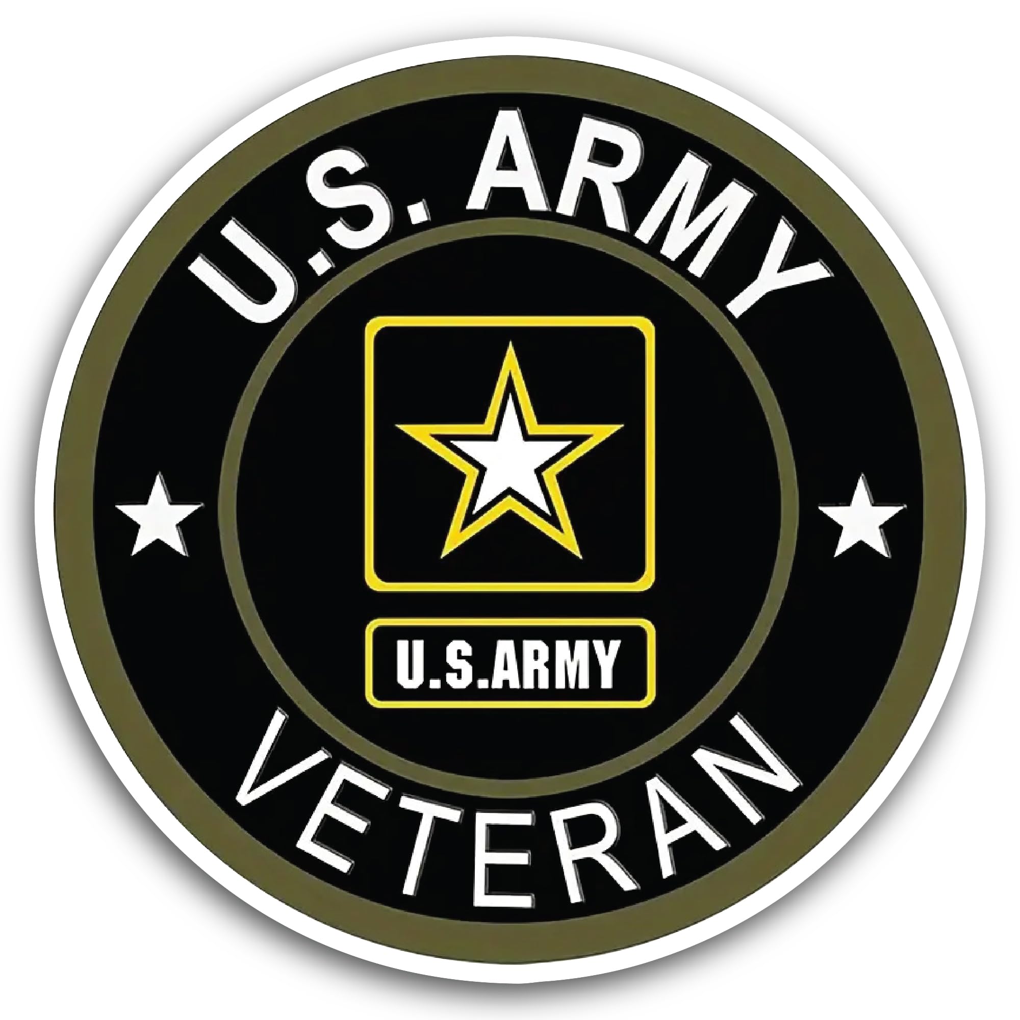 Amazon.com - Stickers N Decals 2 (Pieces) 3"" and 5"" US Army Veteran ...