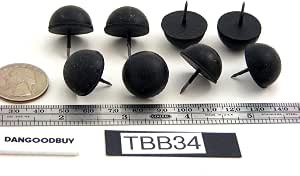 24 Large Round Top Tack Bumpers - Rubber Feet - 3/4'' Diameter - Amazon.com