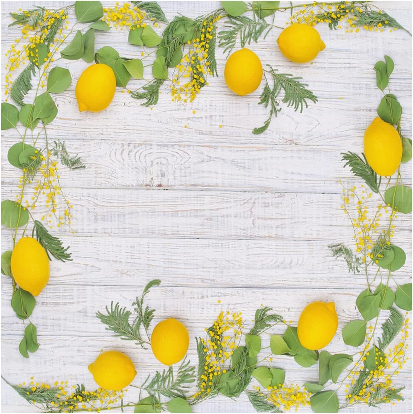 Amazon.com : Leyiyi 5x5ft Photography Backdrop Seamless Lemons ...