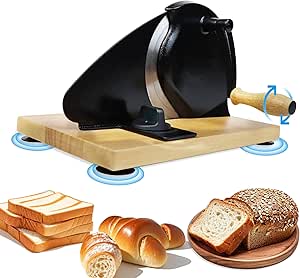 Manual Bread Slicer for Homemade Sourdough Versatile Hand Crank Cutter ...