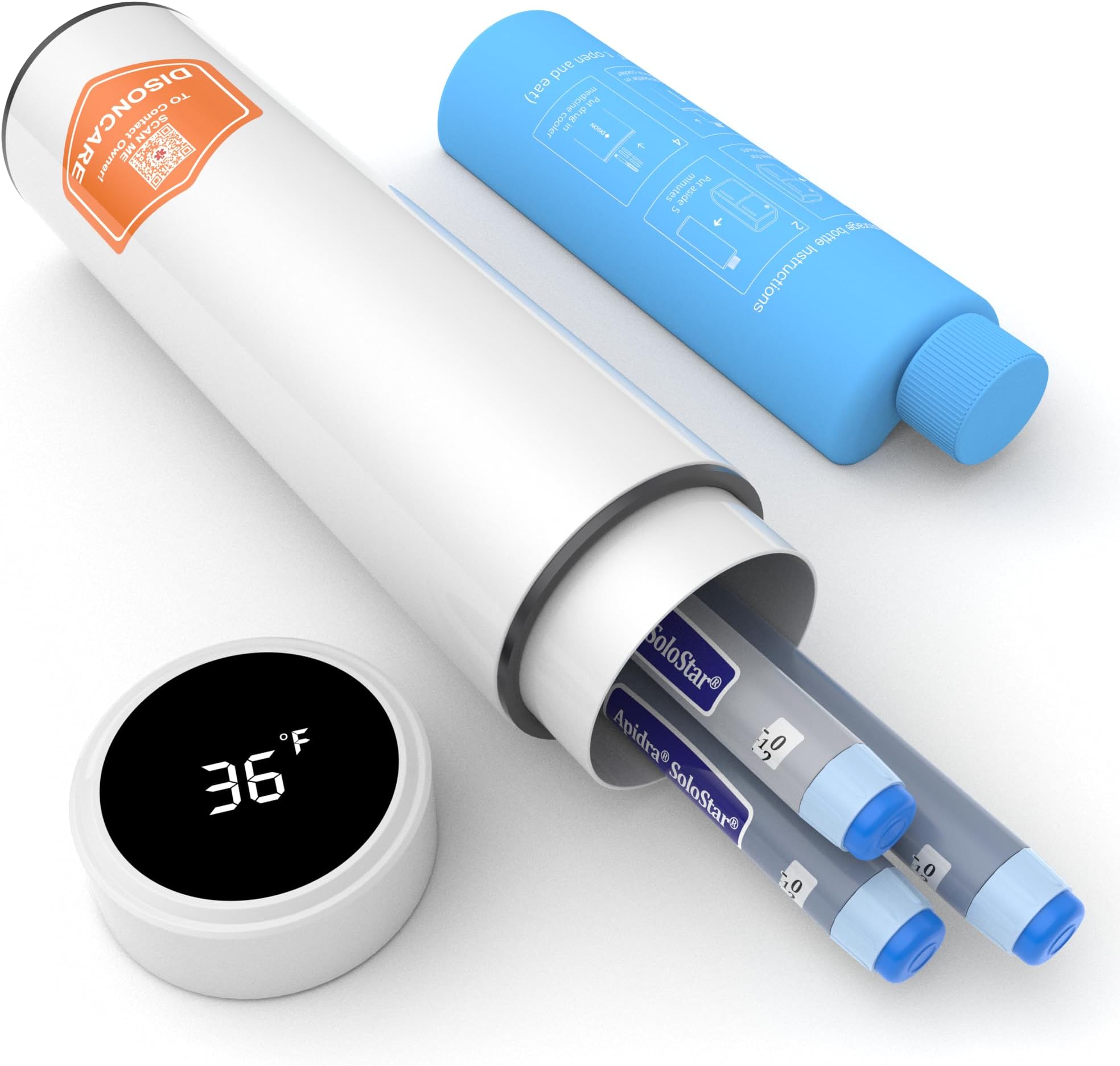 Amazon.com: DISONCARE Odyssey 60H 3Pens Insulin Cooler Travel case ...