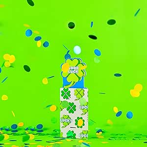 Amazon.com : POPPERONI* Exploding Confetti Cards, All Occasion Greeting Cards- Good Luck, St ...
