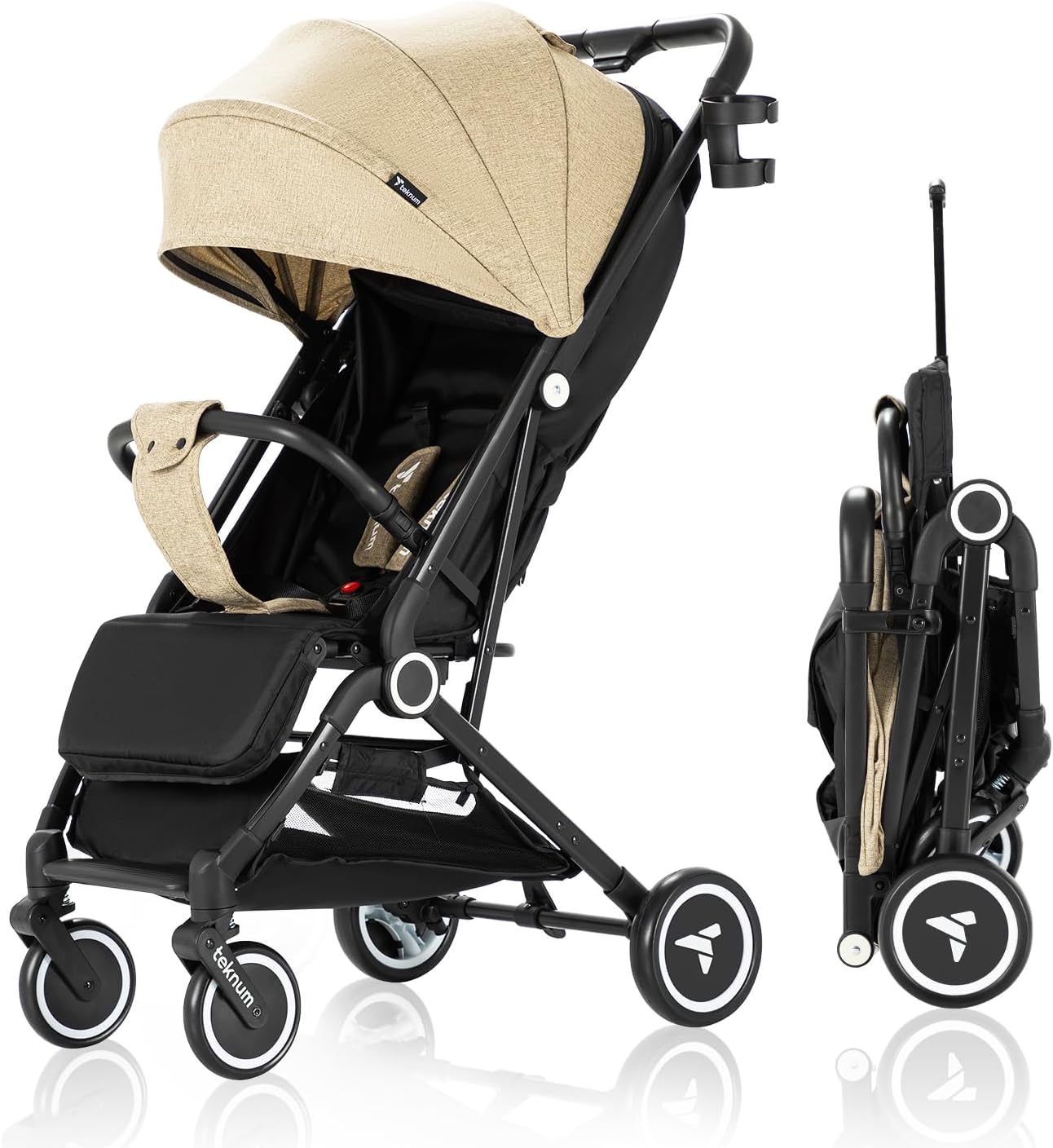Teknum Travel Cabin Stroller | Single Hand one-sec fold | Cabin ...