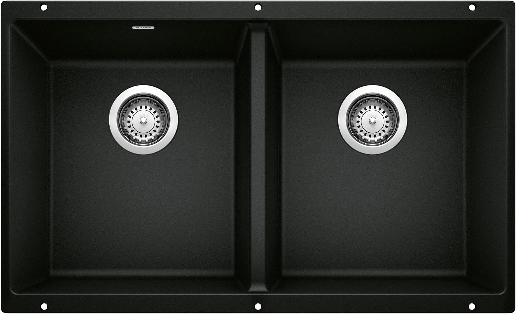 BLANCO, Anthracite 442075 DIAMOND SILGRANIT 50/50 Double Bowl ...