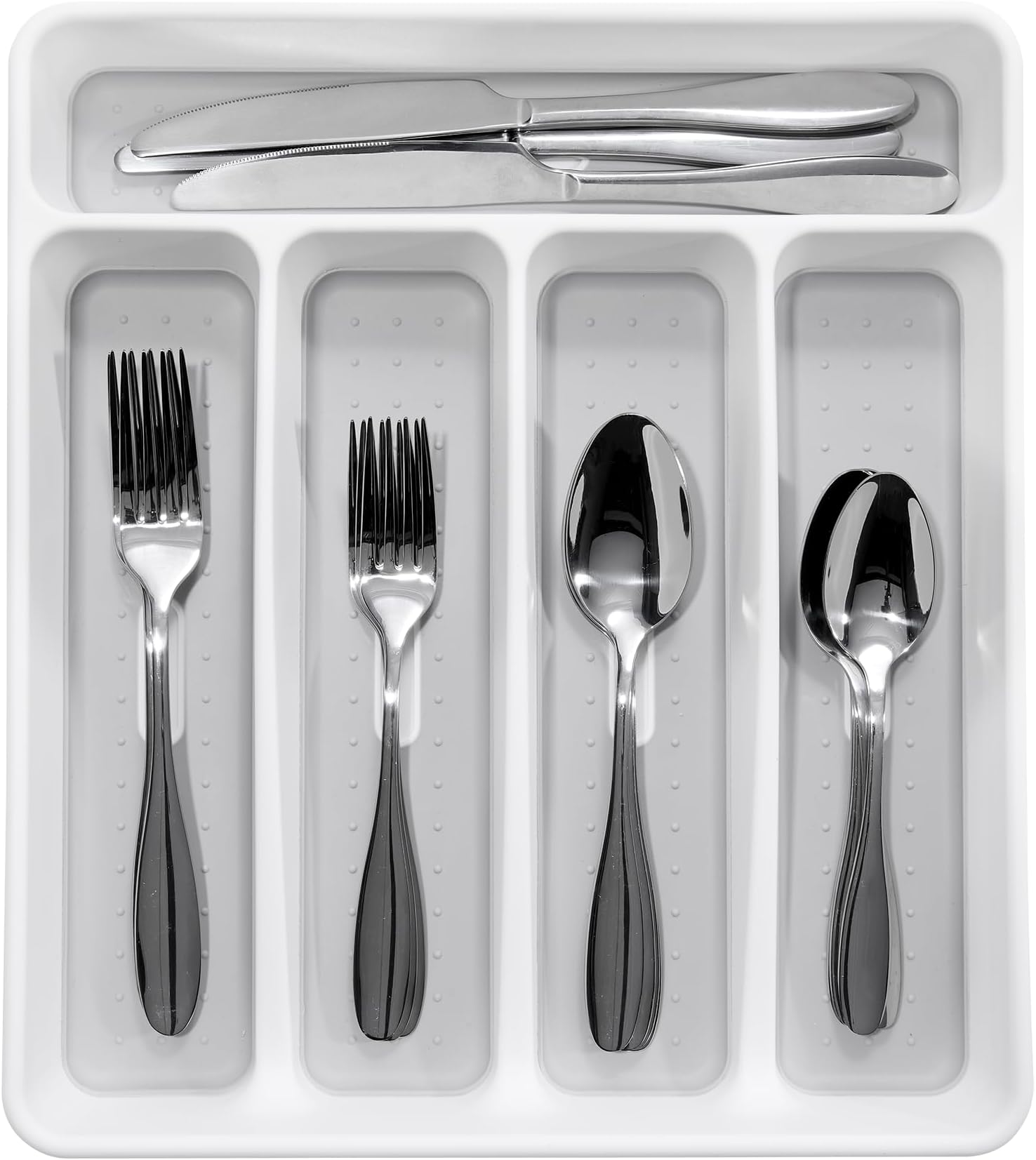 Amazon.com: madesmart Classic Small Silverware Tray - White | CLASSIC ...