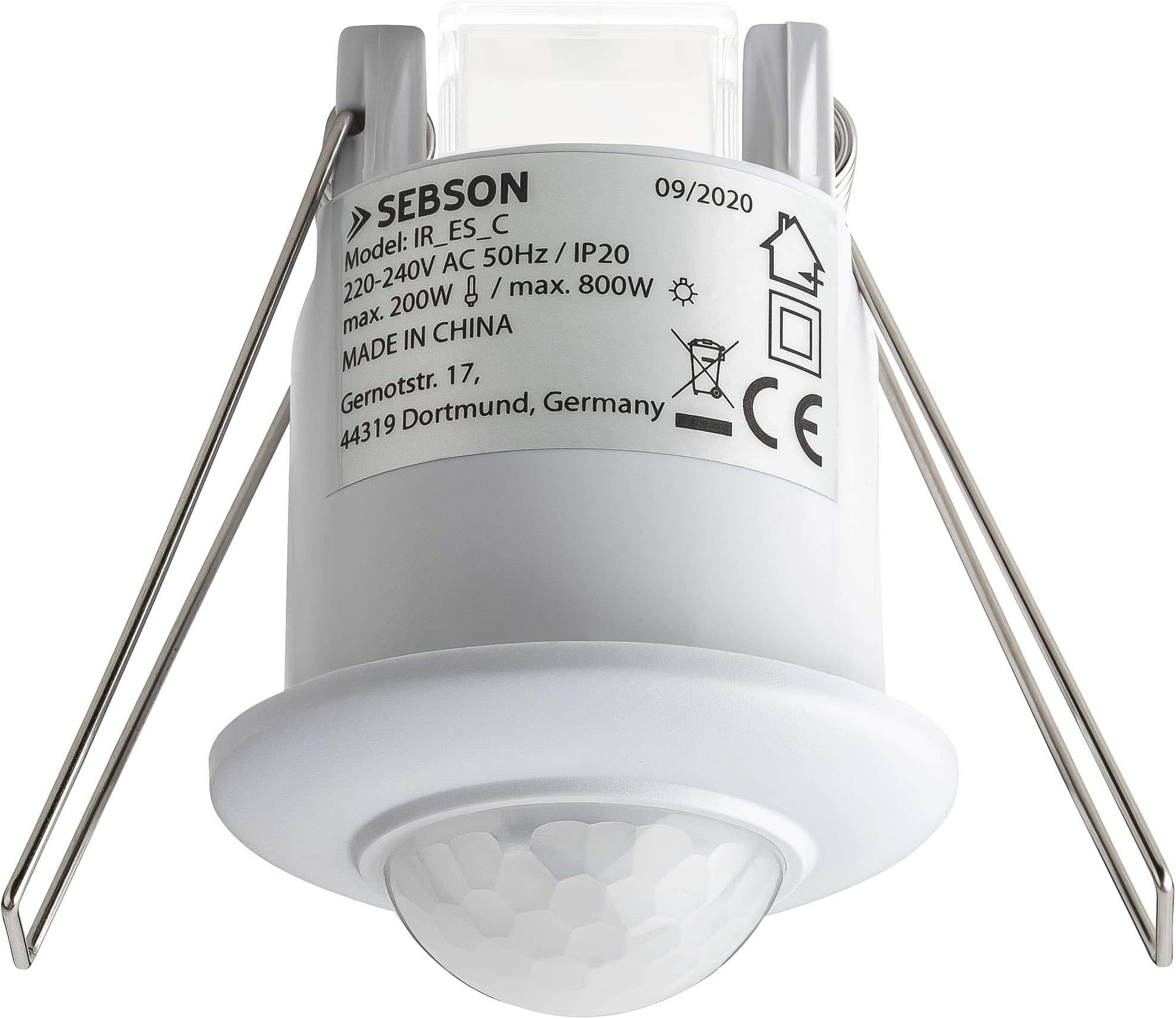 MK Simple Fit Sensor K5015 360 Flush Ceiling Mounted PIR Sensor ...