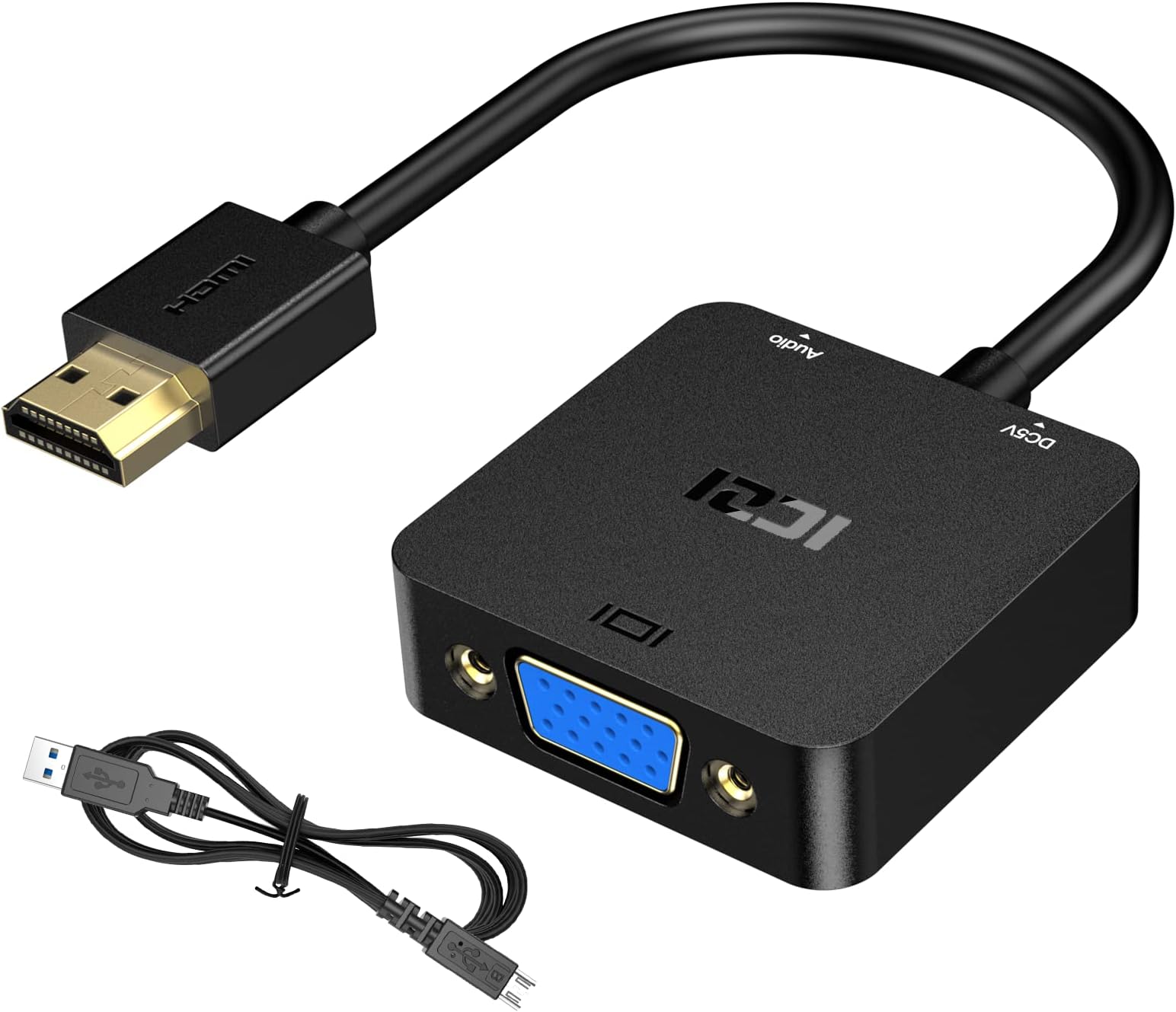 Amazon Basics Adaptateur compact HDMI vers VGA : Amazon.ca: Électronique