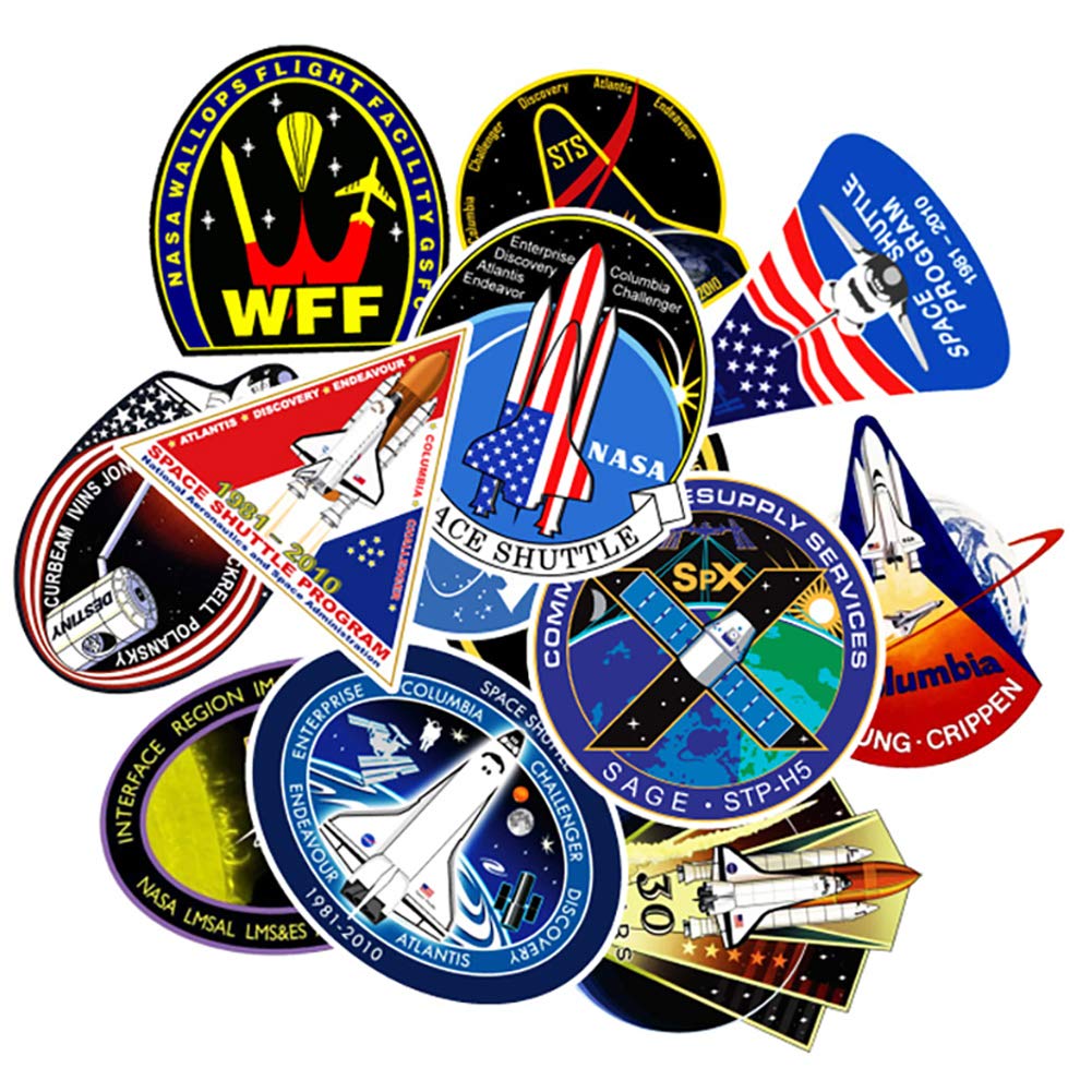 Vinyl Space Stickers Universe NASA Stickers Pack 45 Pcs Space Explorer ...