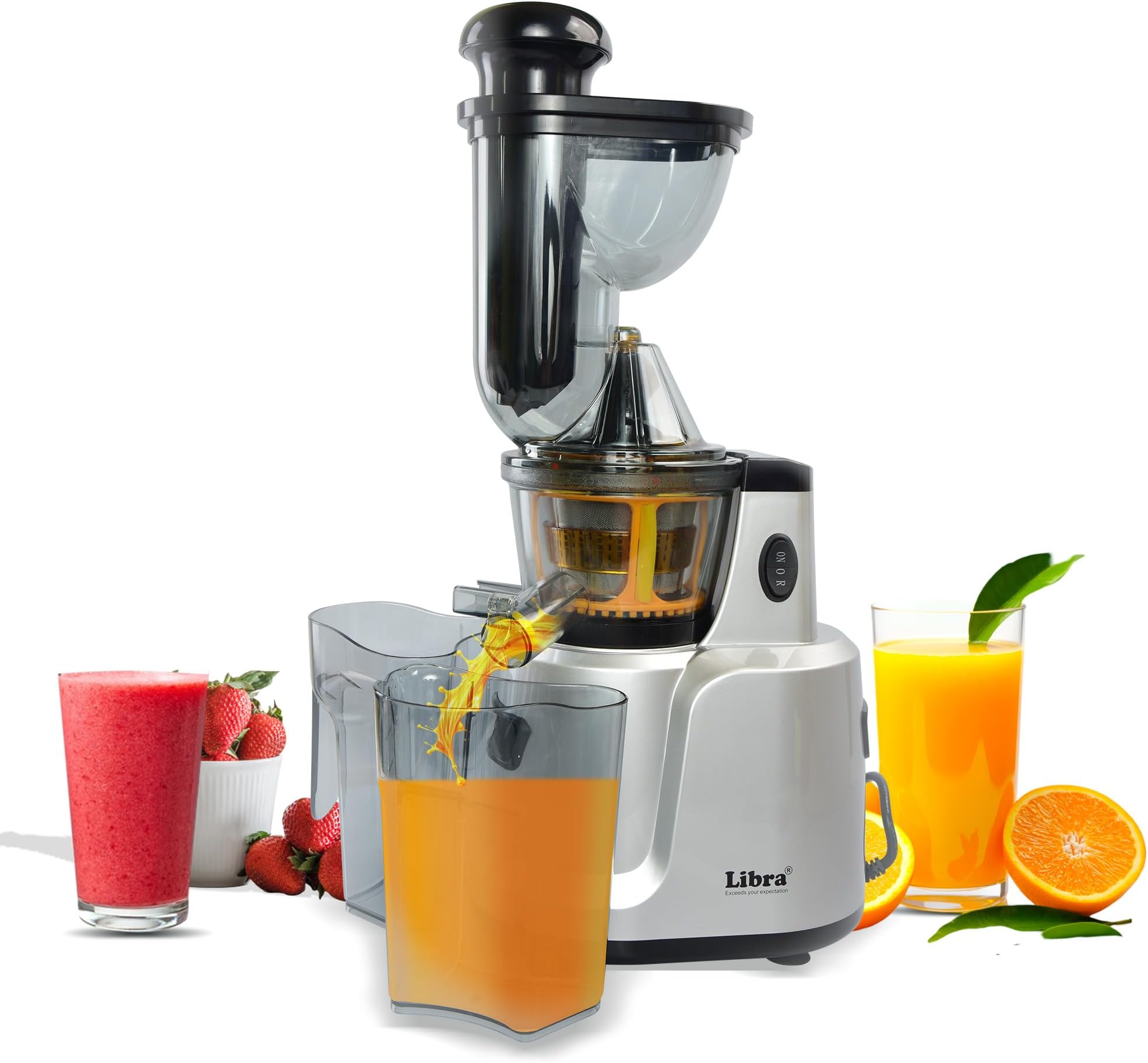 Borosil Health Pro Cold Press Slow Juicer, Portable Slow Juicer ...