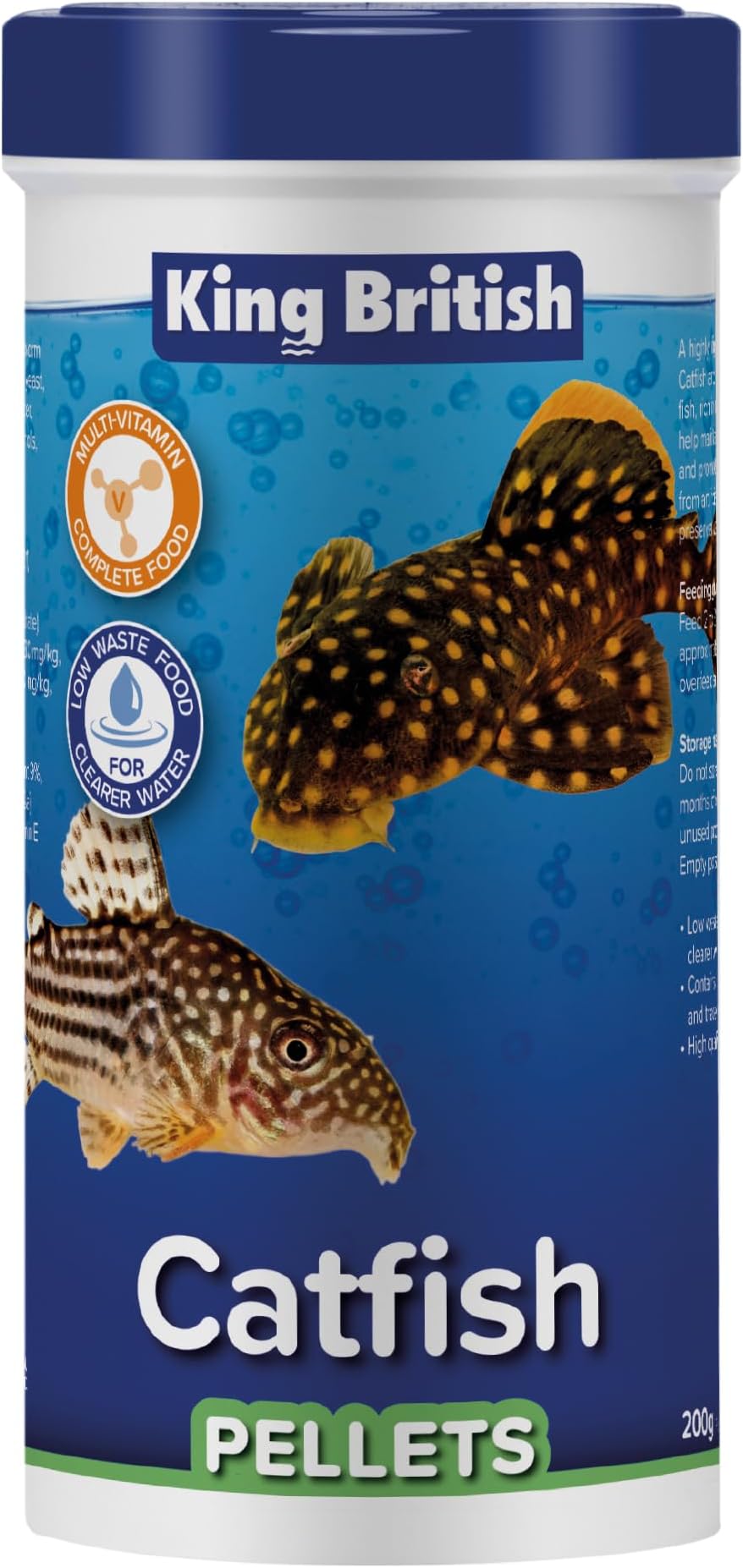 King British – Catfish Pellets 200g – Multi-Vitamin Complete Sinking ...