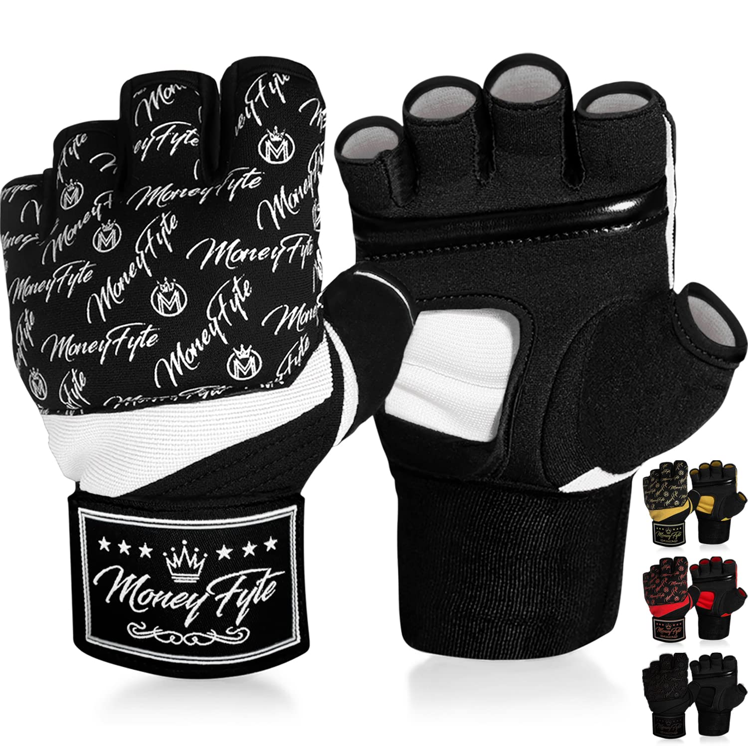 MoneyFyte Quick Gel Boxing Wraps Under Boxing Gloves - Kickboxing MMA ...