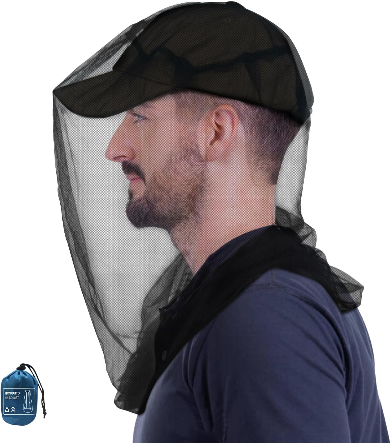 Amazon.com: Mosquito Head Net for Insect, Fly & Bug Protection ...