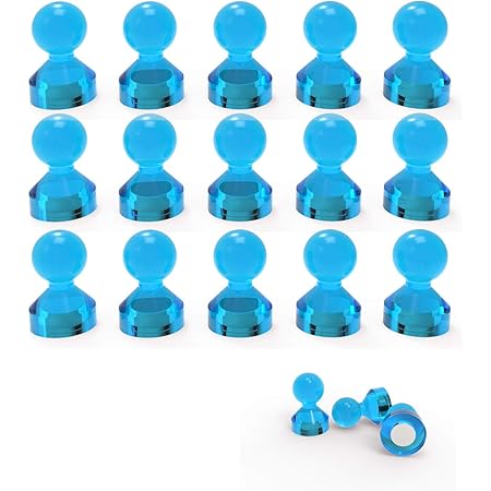 Amazon.com: Colorful Pawn Style Magnetic Pins for Whiteboard, Office ...