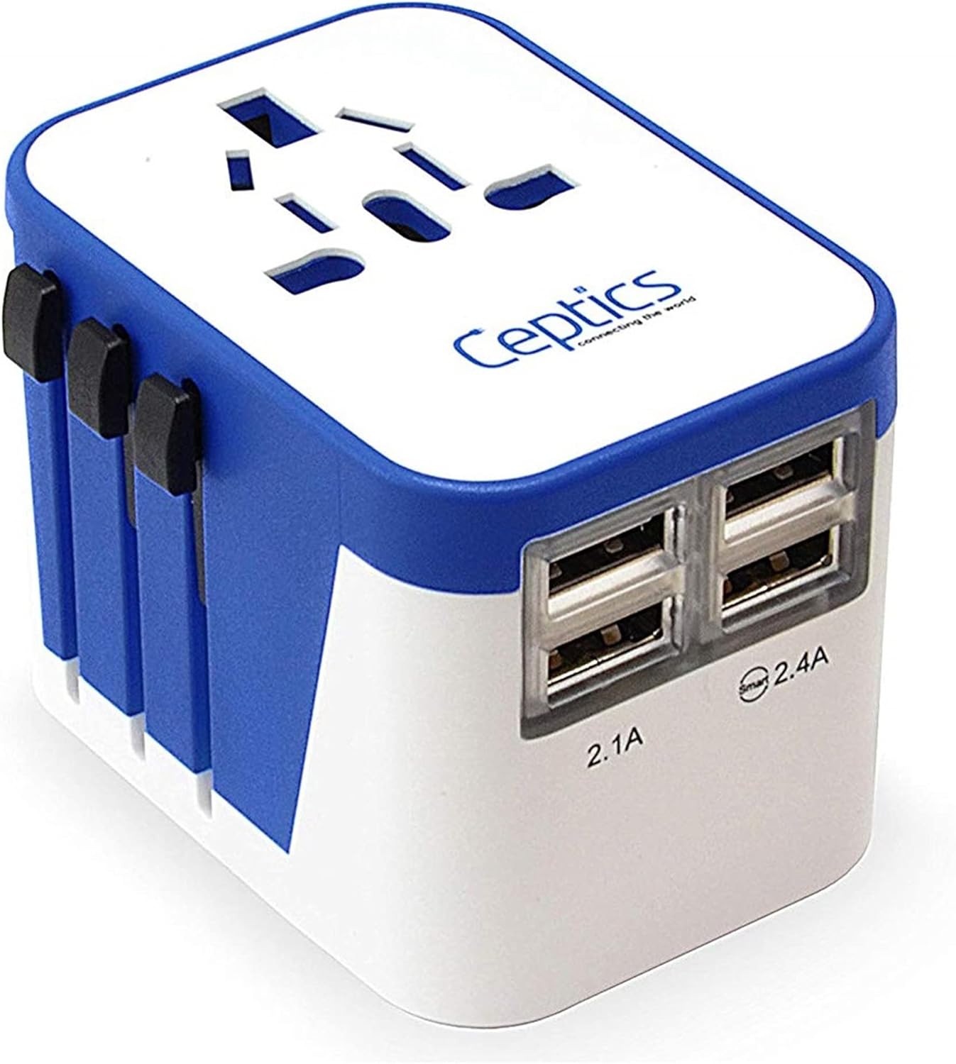 Amazon.com: Ceptics Universal Travel Adapter Plug World Power Ceptics W ...