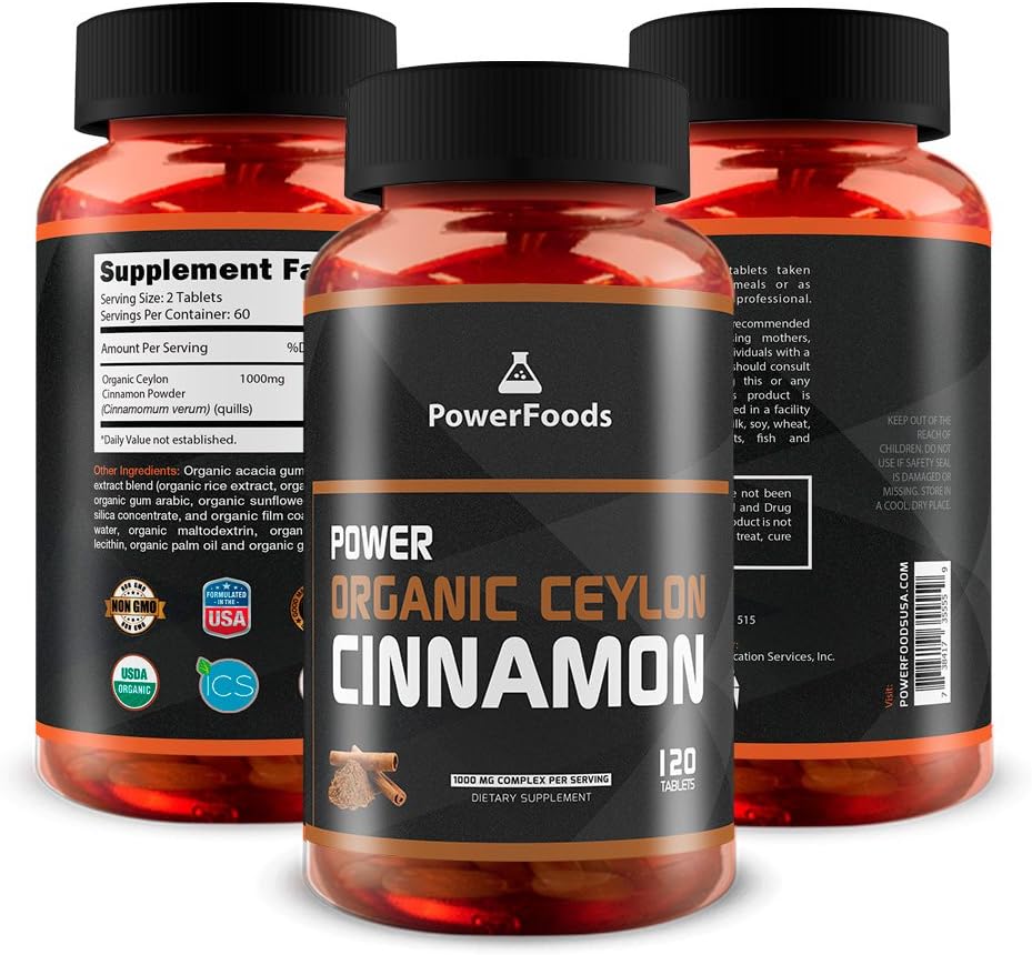 Amazon.com: Pure Cinnamomum Verum Quills Power Organic Ceylon Cinnamon ...