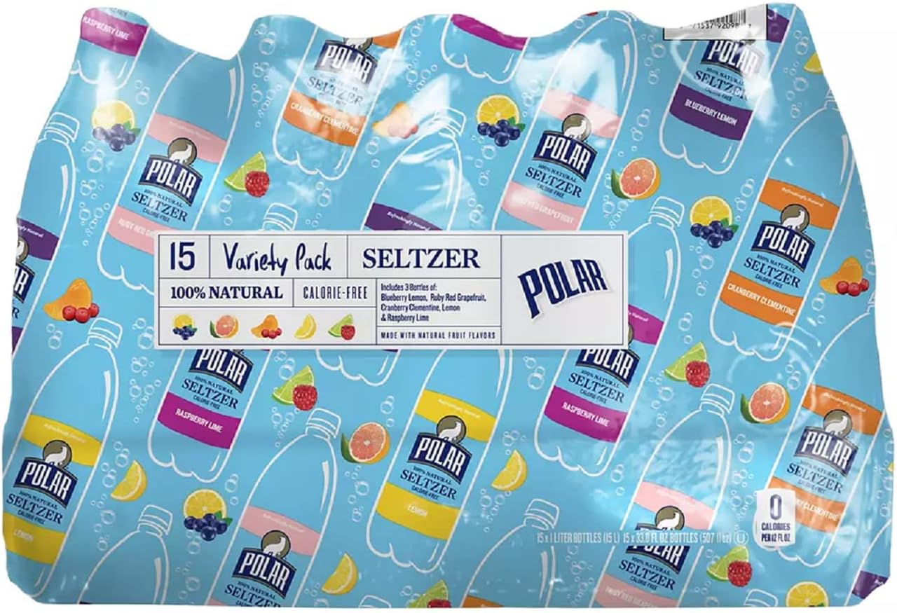 Zero Sugar Soda Polar Beverages All Flavor Variety Pack | 15 Pack Of 12 ...