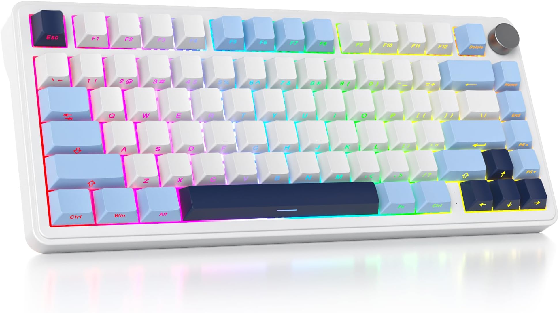 Amazon.com: surmen M75 75% Wireless Creamy Keyboard with Gasket, Pre ...