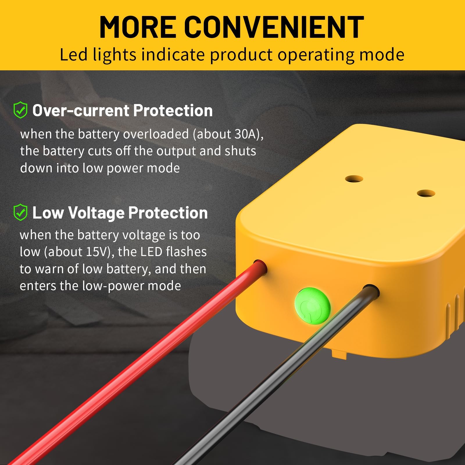 Snapklik.com : Power Wheel Adapter For Dewalt 20V Battery ...