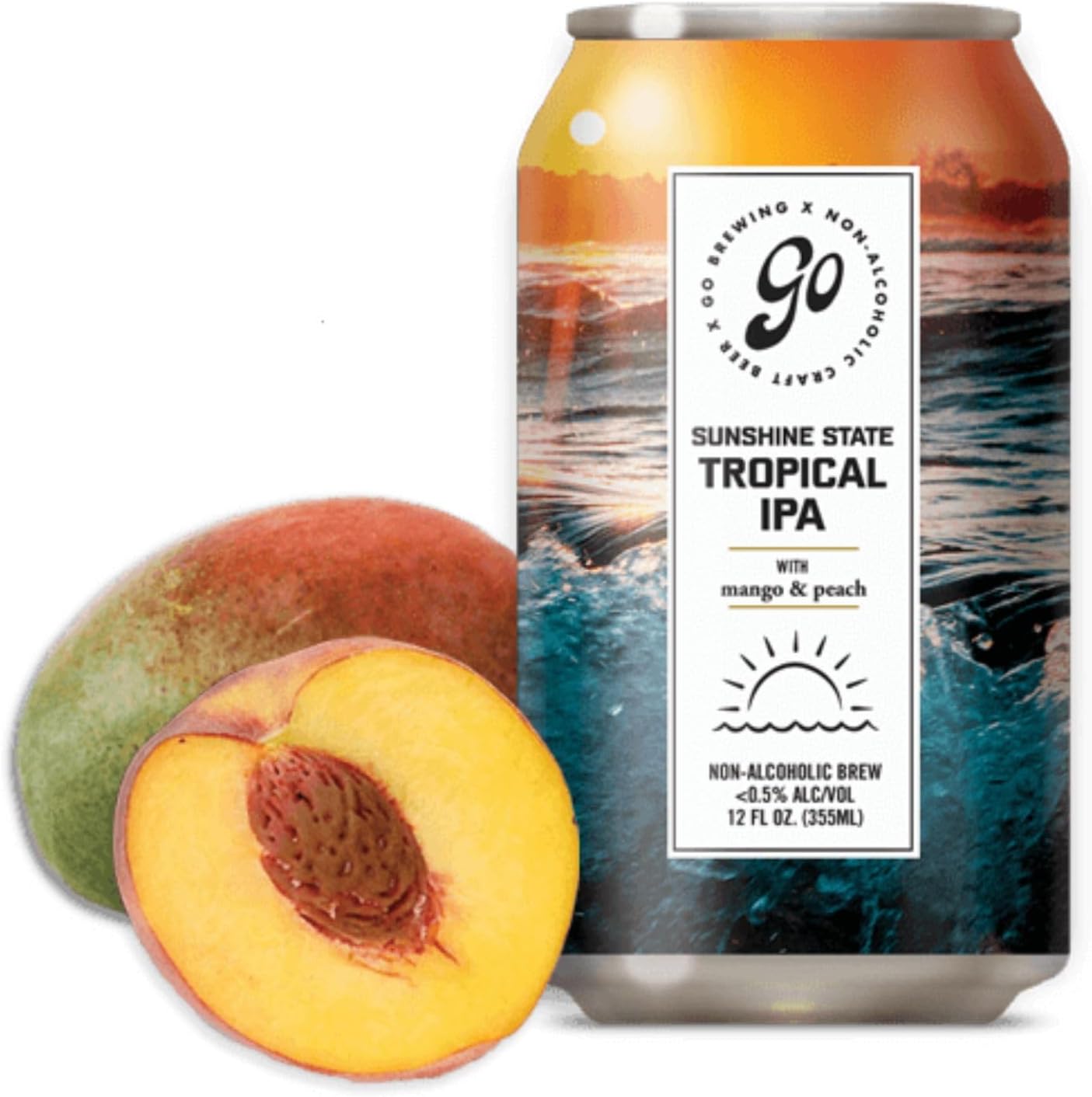 Amazon.com : Go Brewing Non Alcoholic Beer, Sunshine State Tropical IPA ...