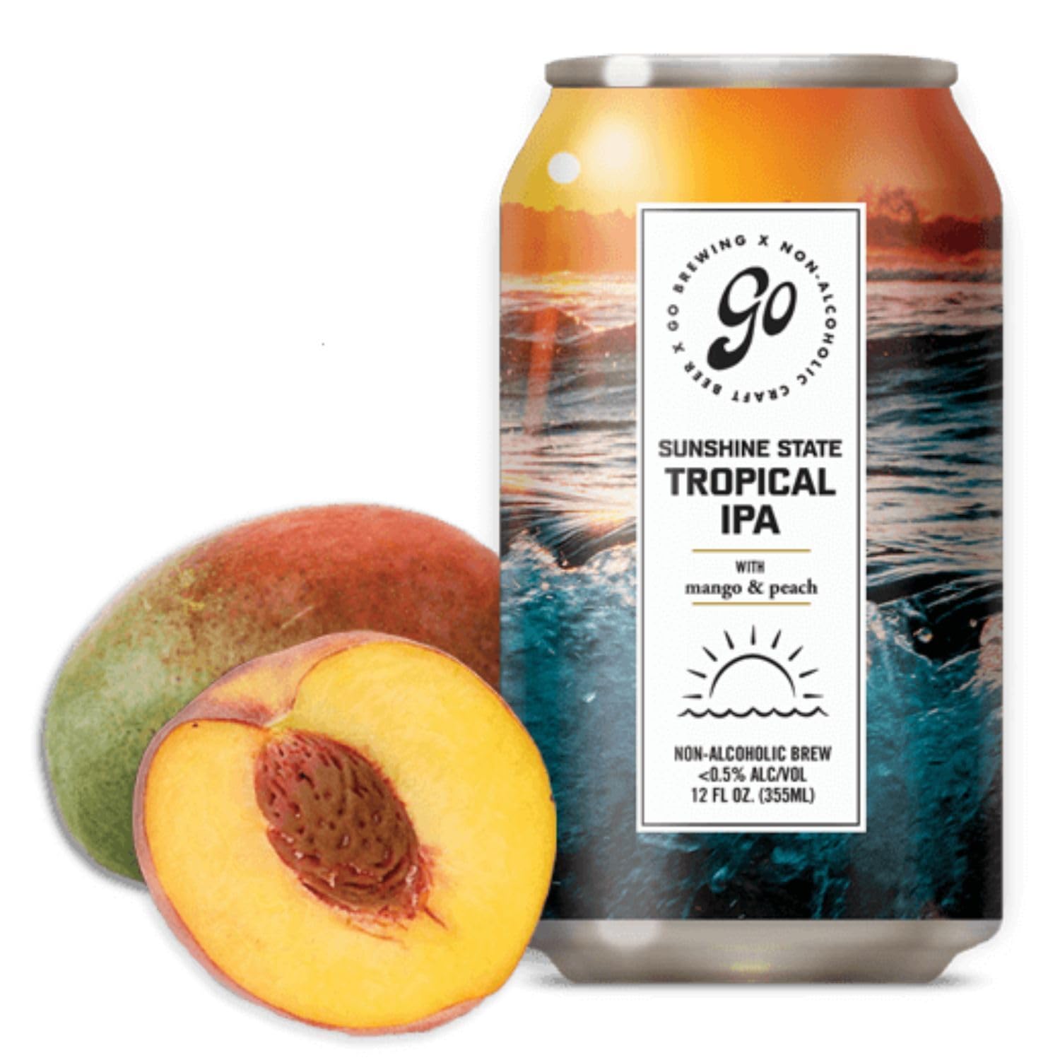 Amazon.com : Go Brewing Non Alcoholic Beer, Sunshine State Tropical IPA ...