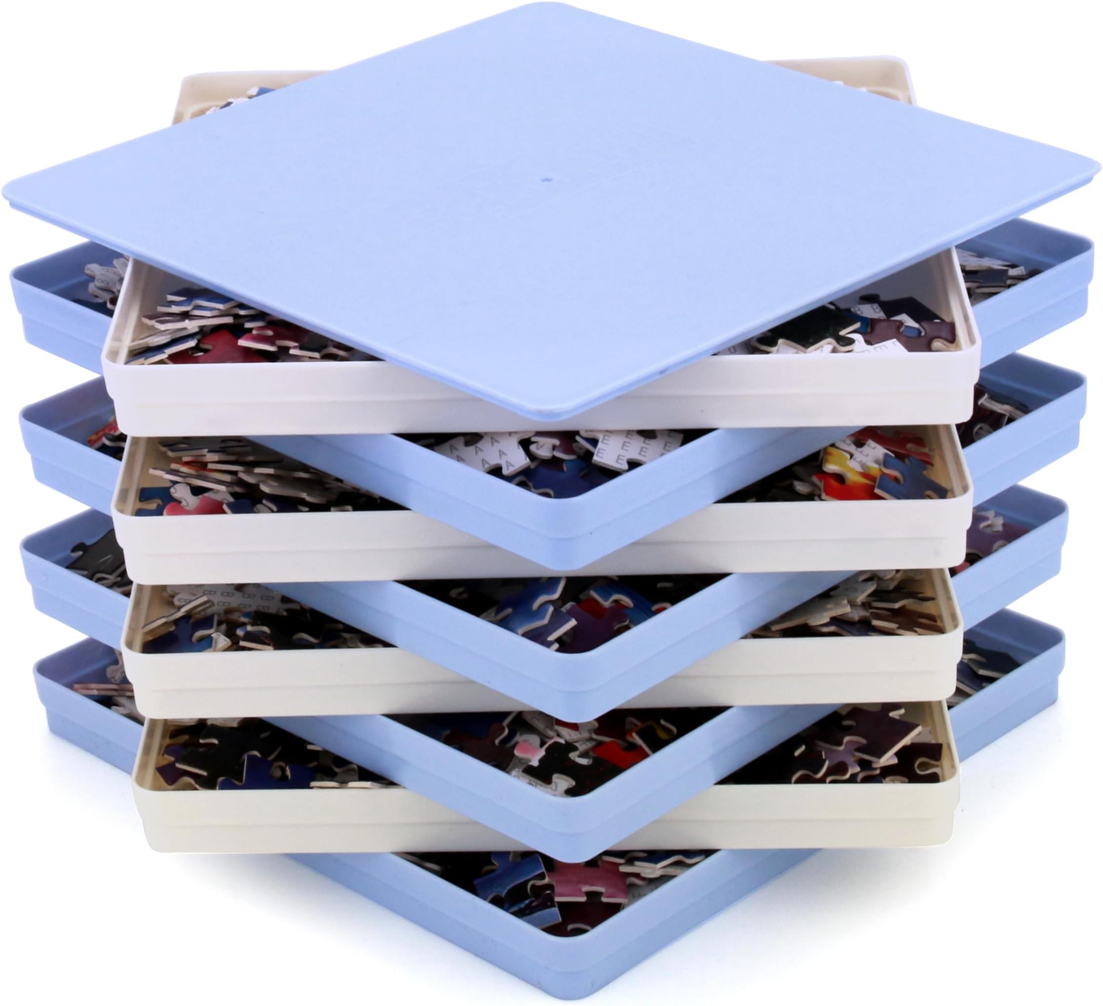 Amazon.com: 8 Puzzle Sorting Trays with Lid 8x8 Premiunm Puzzle Trays ...