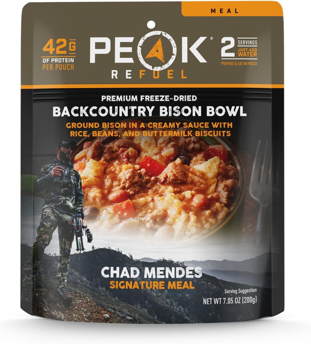Amazon.com: Peak Refuel Backcountry Bison Bowl | Chad Mendes Signature ...