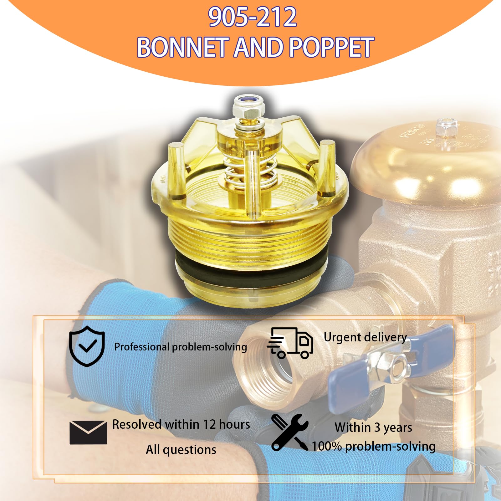 Snapklik.com : 2024 Upgrade 905-212 Bonnet And Poppet Repair Kit For ...