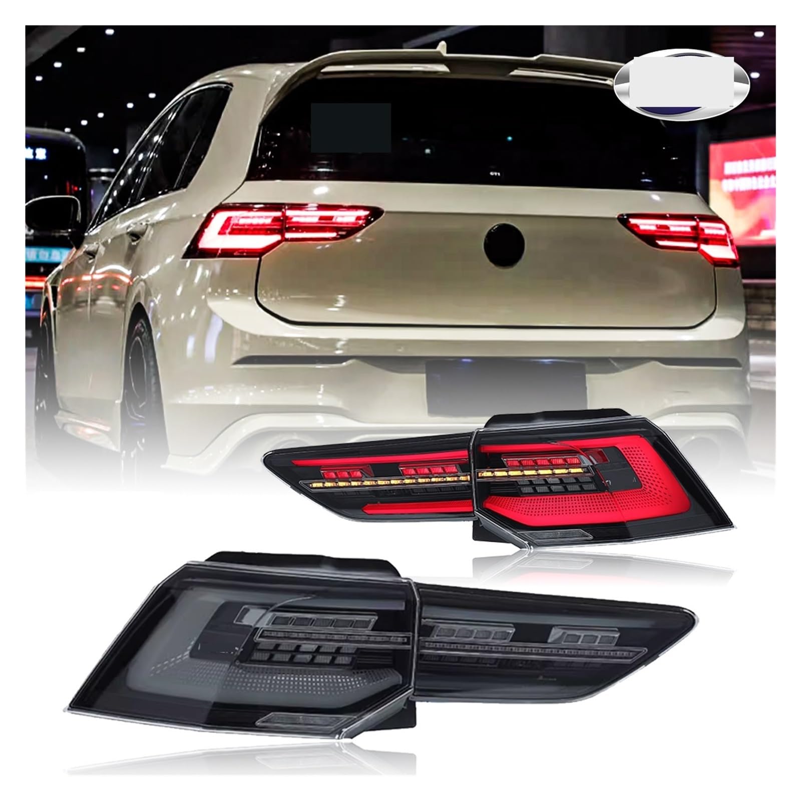 Gti Tail Lights New Reverse LEDs For Your Euro Tails Fits: MKVII 2015+