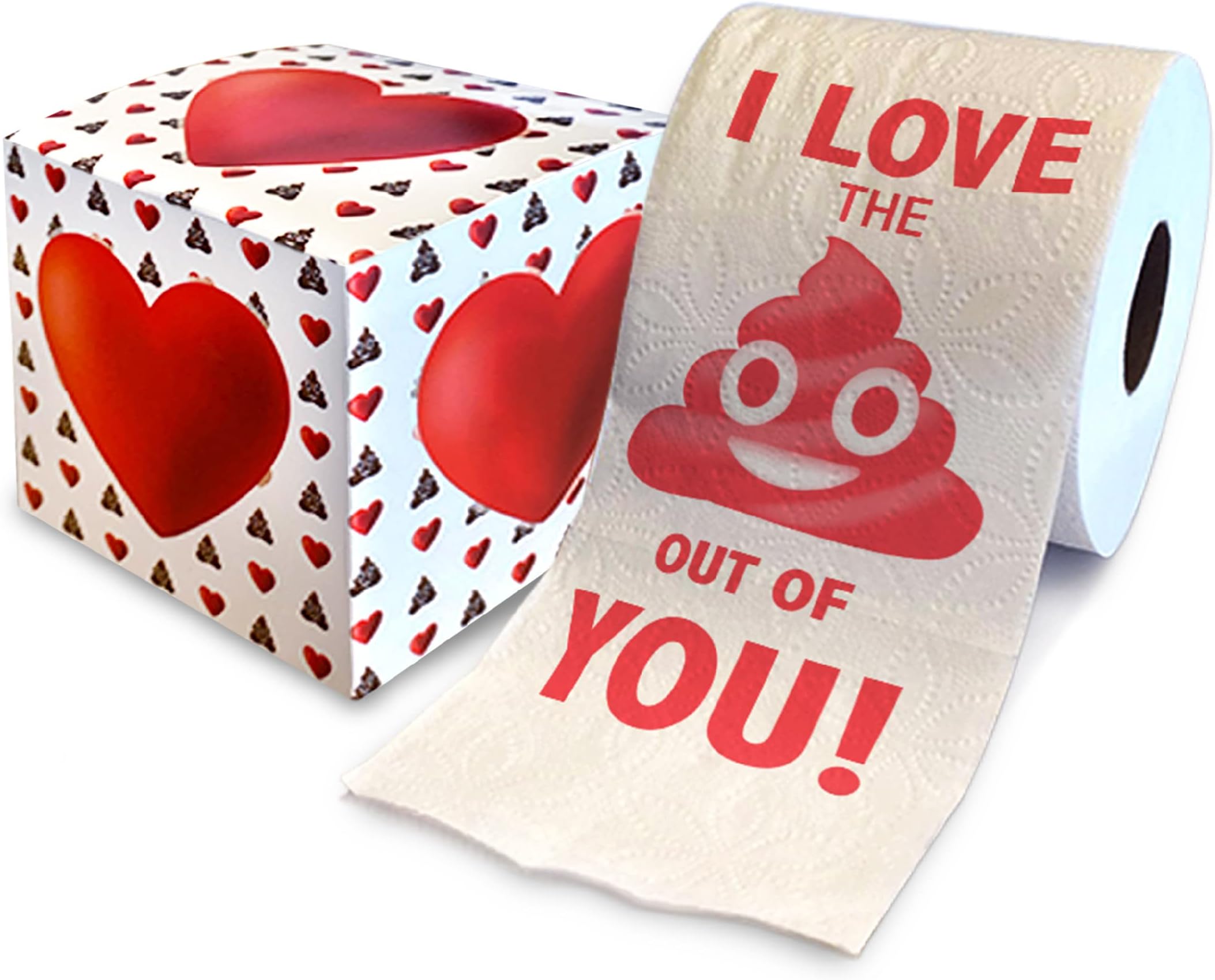 Amazon.com: Printed TP Anniversary I Love You Toilet Paper Gift ...