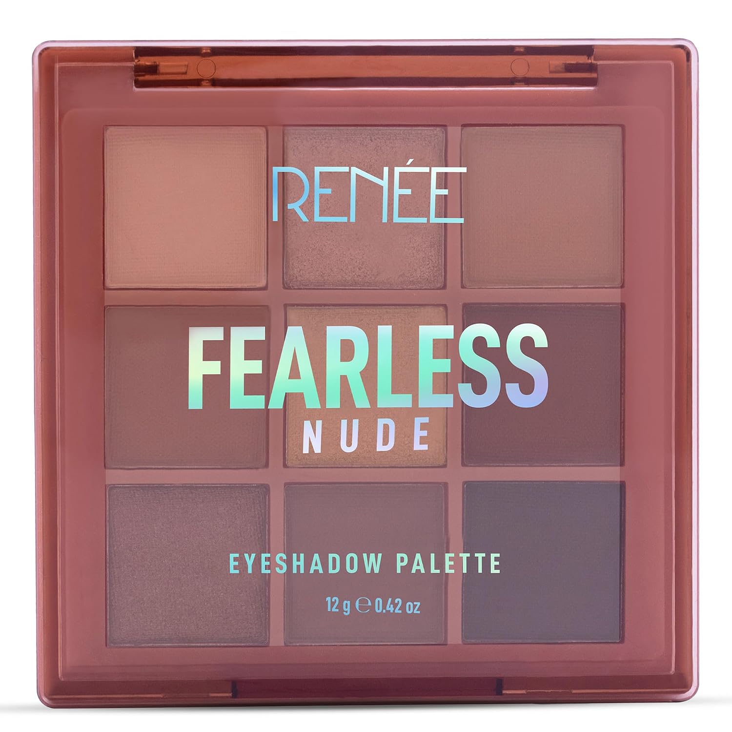 Buy RENEE Fearless Eyeshadow Palette Nude 12Gm, Vibrant Shades, Travel ...