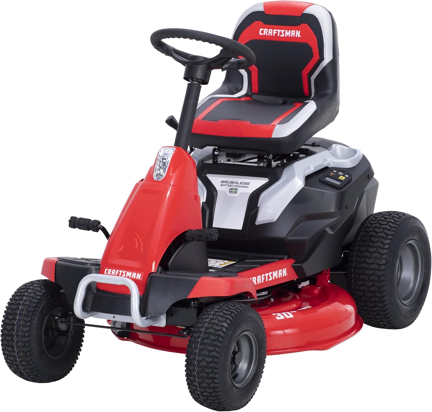 Amazon.com : Craftsman 56V MAX* 30" Compact Brushless Riding Lawn Mower ...