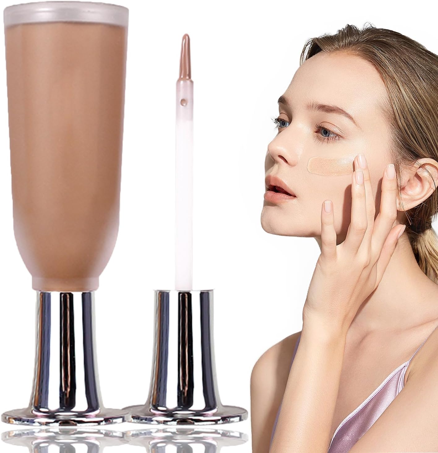 Bronzer Foundation Mixer - Face Make-up Foundation Adjusting Liquid ...