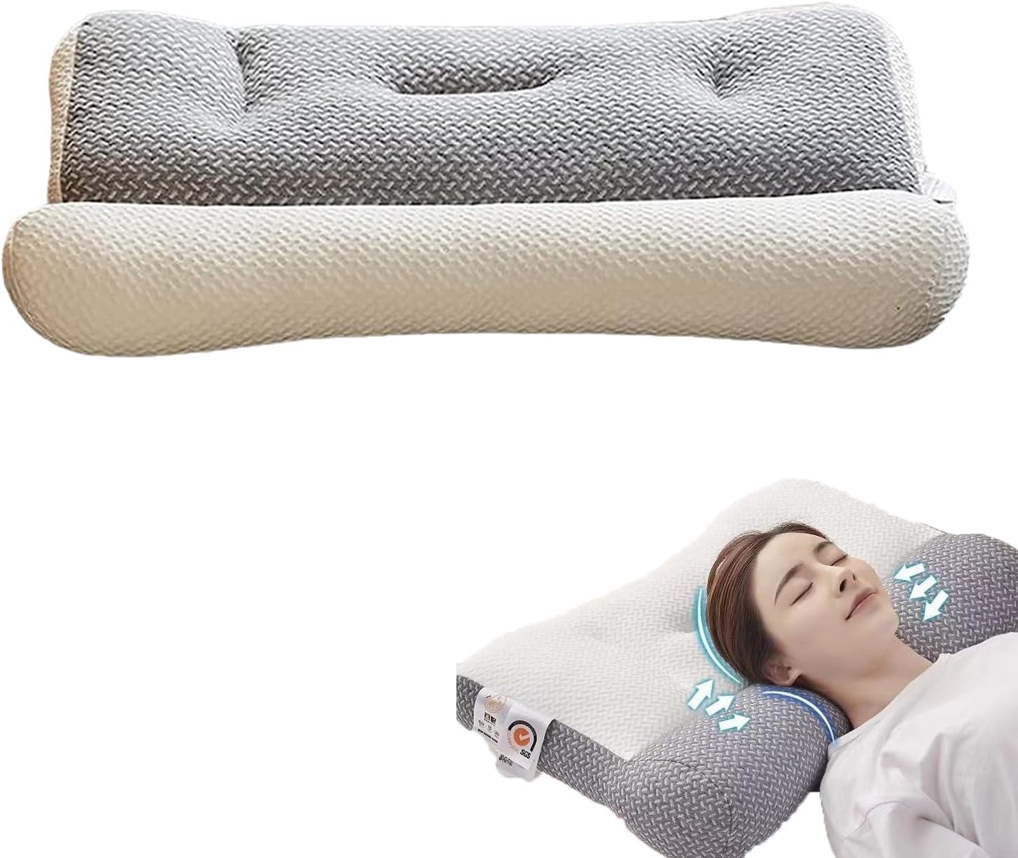 Amazon.com: Sohobloo Neck Pillow, Supportive Ergonomic Pillow,Super ...