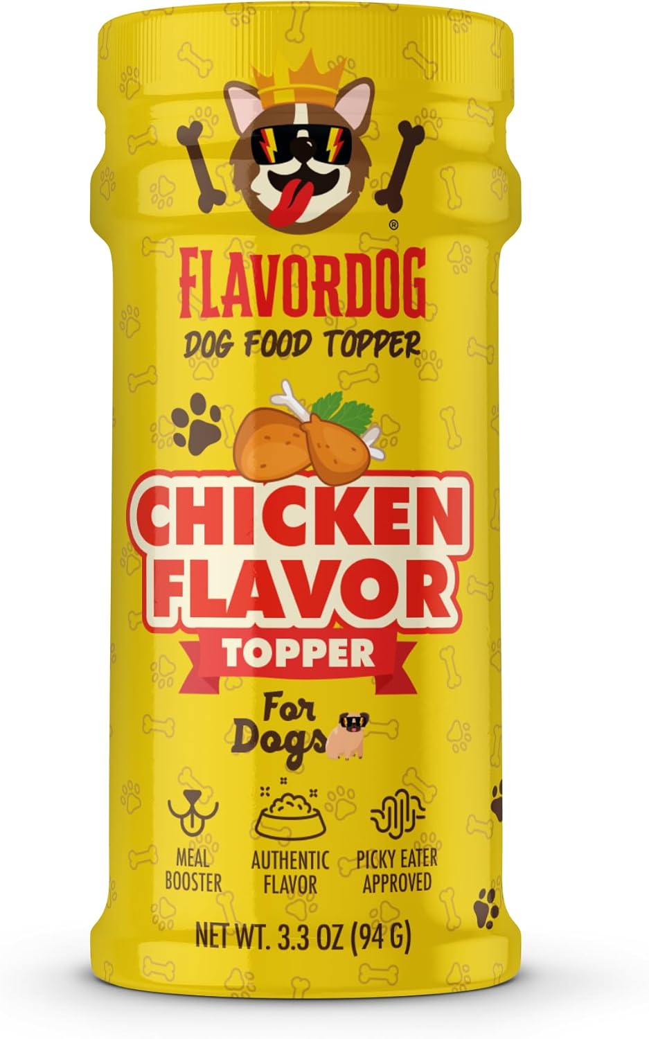 Amazon.com: Flavor God Dog Food Topper for Picky Eaters, Chicken Flavor ...
