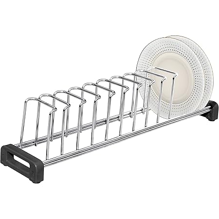Buy HARSHWARE Stainless Steel Square Plate Rack,Platform Thali Rack ...