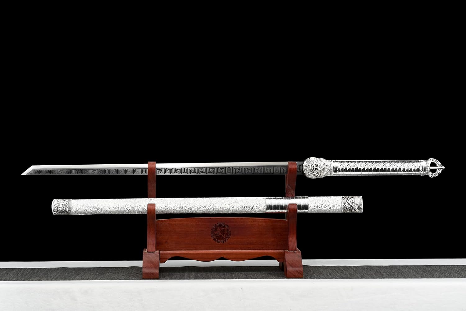 JIHPEN sword - Handmade Chokuto Ninjato Sword Spring Steel with ...