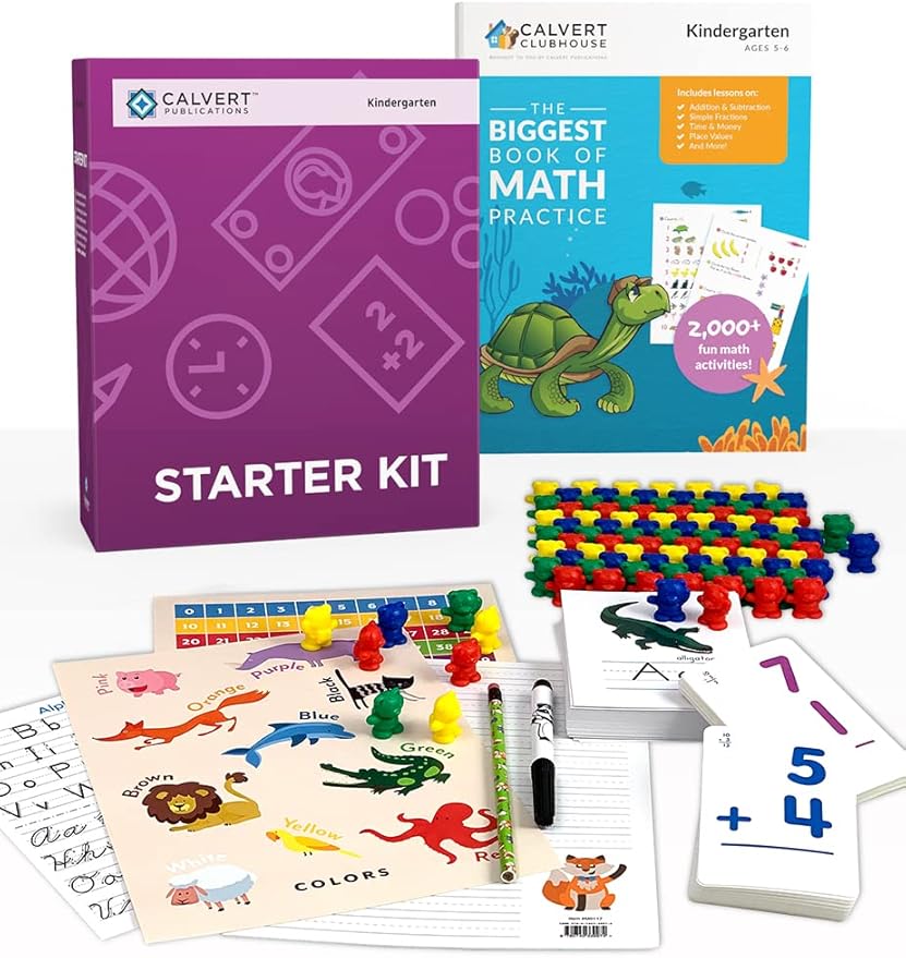 Amazon.com: Calvert Kindergarten Starter Kit and Clubhouse Biggest Book ...