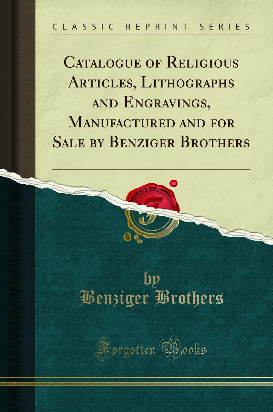 Catalogue of Religious Articles, Lithographs and Engravings ...