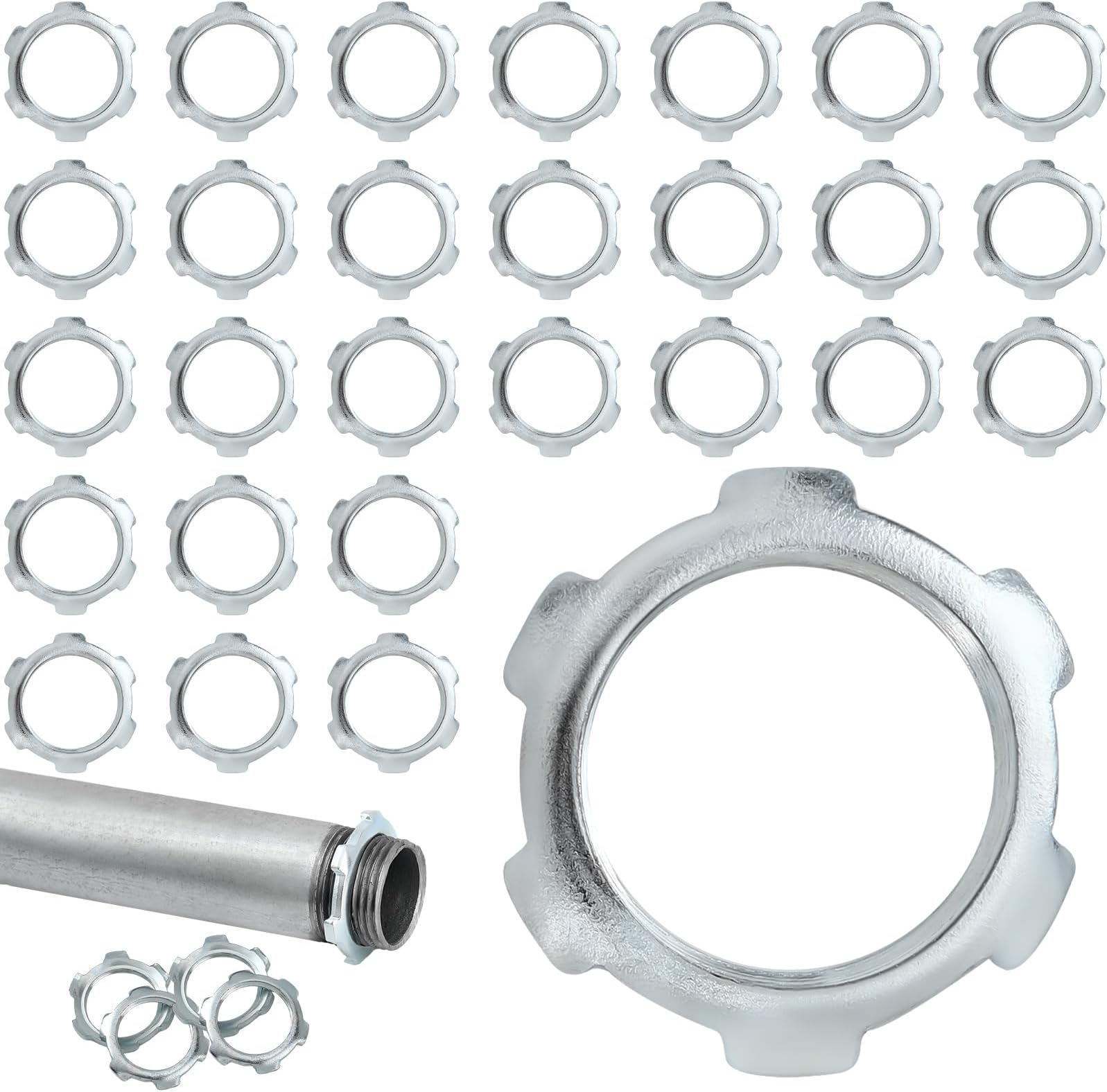 Sigma Engineered Solutions ProConnex 45102 Rigid Conduit Locknut, 3/4 ...