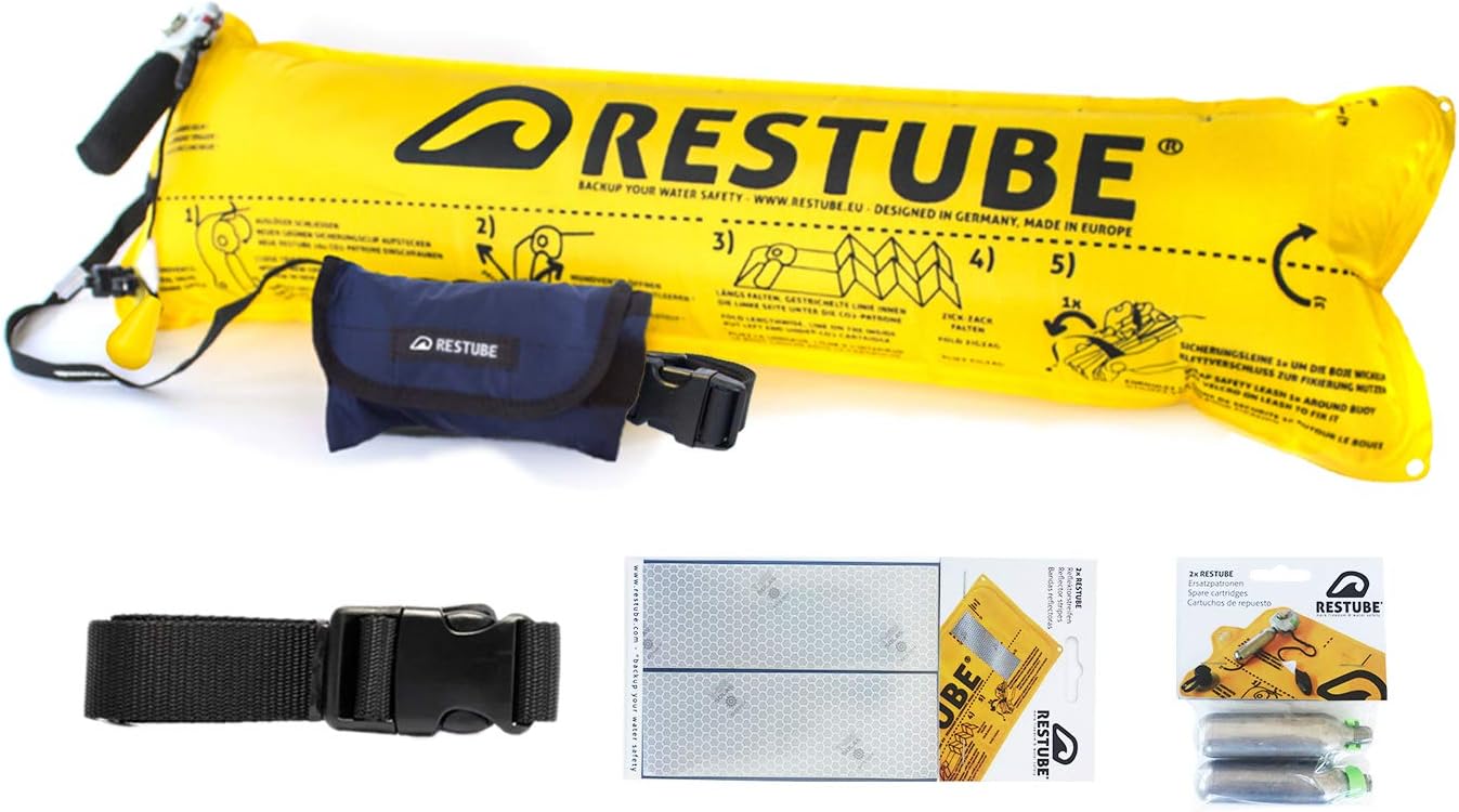 Restube BASIC Kit de Iniciación con Boya de Natación | Incluye Cinturón ...