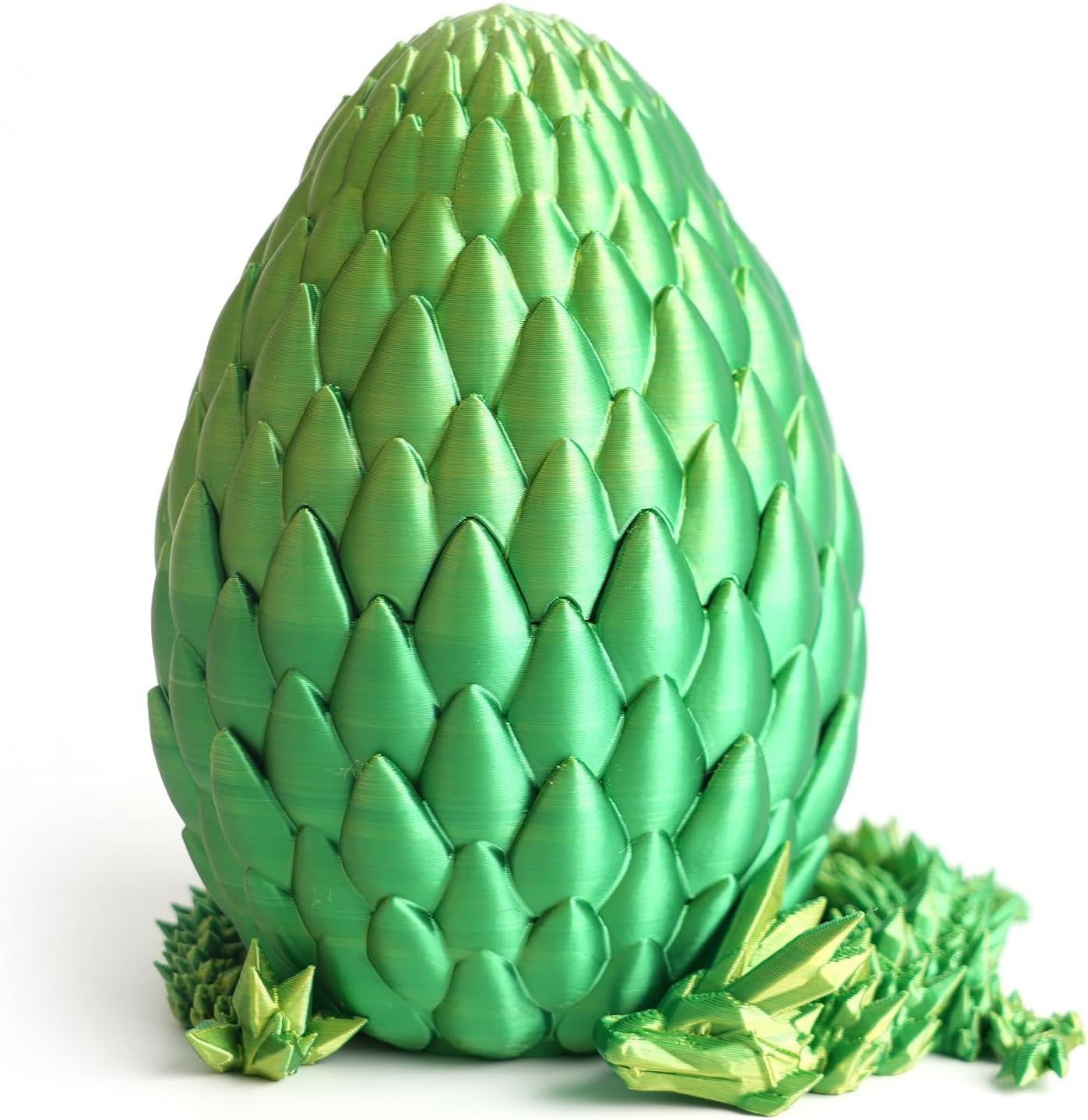 Amazon.com: Flavery 3D Printed Dragon Egg- Yellow Green - Surprise ...