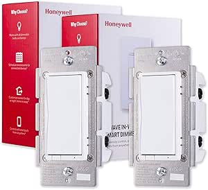 Amazon.com: Honeywell Home UltraPro Z-Wave Plus Smart Light Dimmer ...
