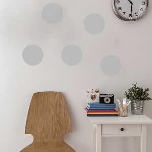 Tempaper Peel and Stick Dry Erase Message Orbs, Stone Grey, 7.5 Inch ...