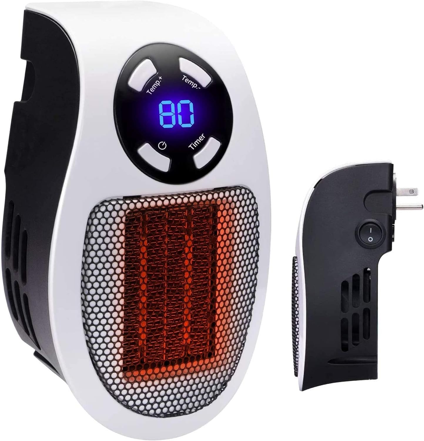 Amazon.com: Wall Space Heater with LED Display,Portable outlet Space ...