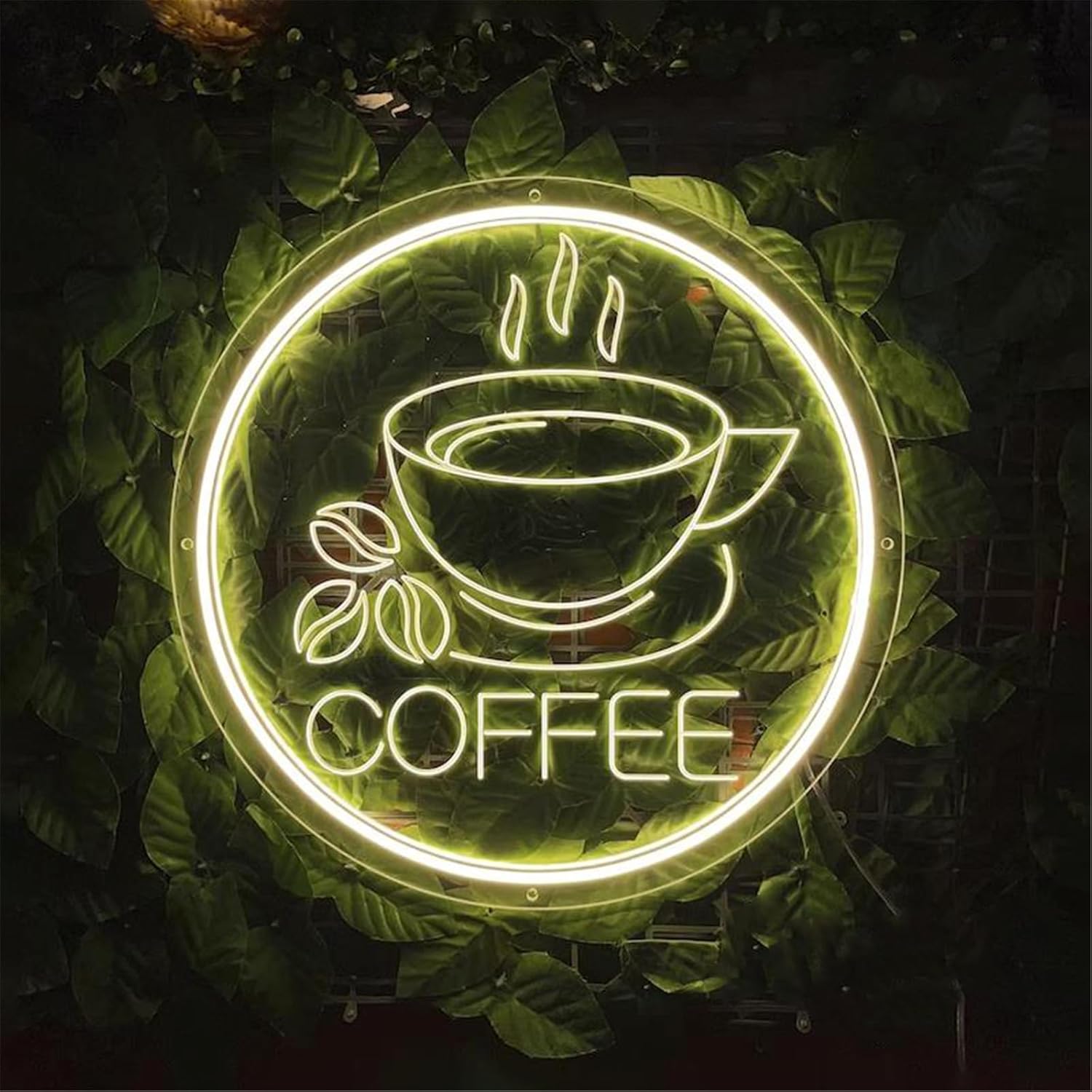 Amazon.com : MEOMO Custom Coffee Neon Sign Open Coffee Shop Neon Sign ...
