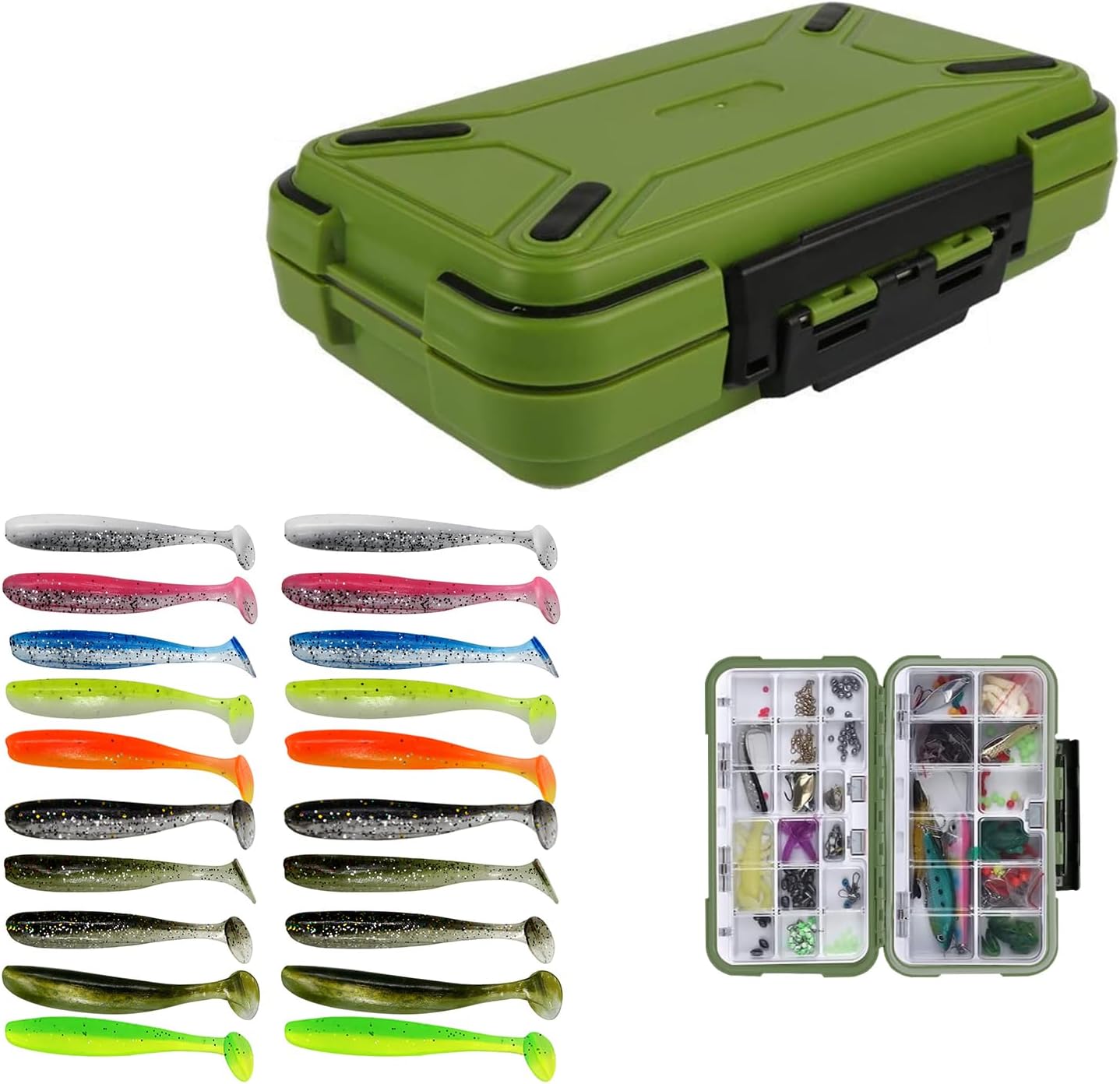 Fishing Tackle Box,RoadLoo Fishing-Lure-Boxes-Bait Multifunctional ...